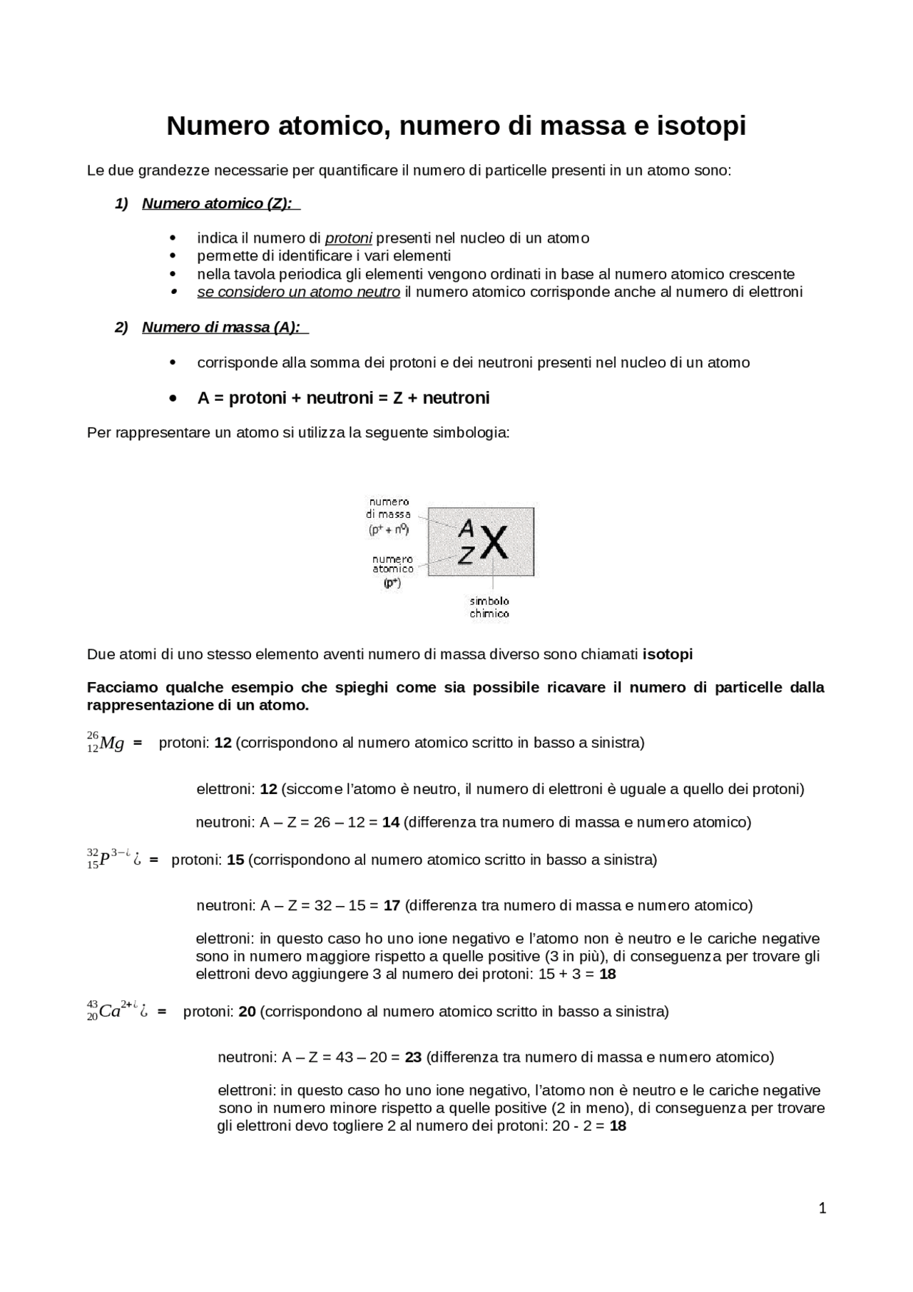 Modelli Atomici Con Esercizi Docsity