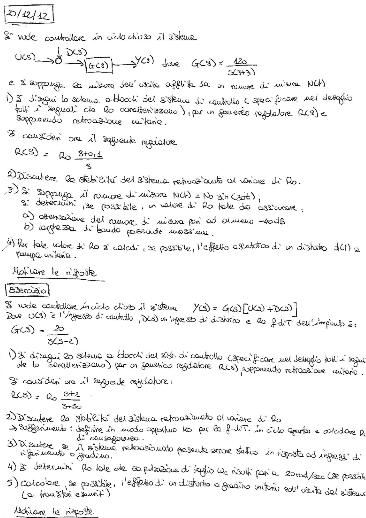 Prove Desame Risolte Docsity