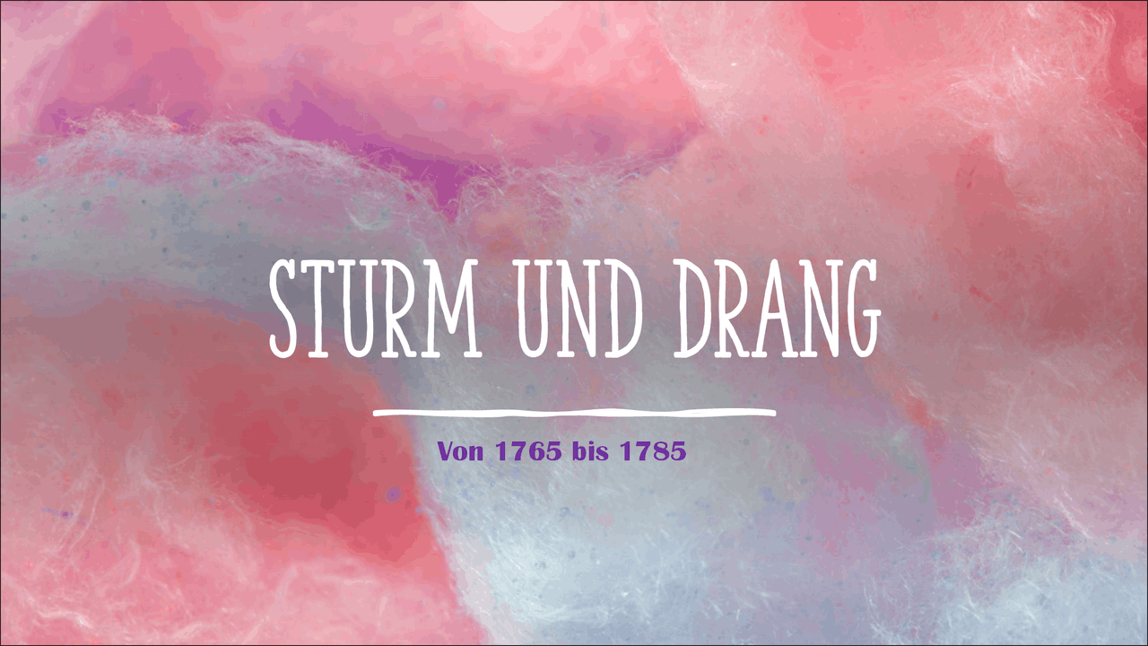 Sturm Und Drang Tedesco E Romanticismo Schemi E Mappe Concettuali Di