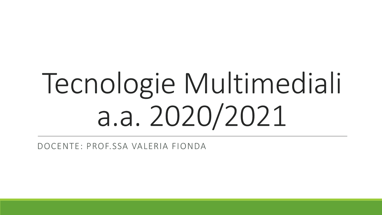 Lezione Di Informatica Docsity