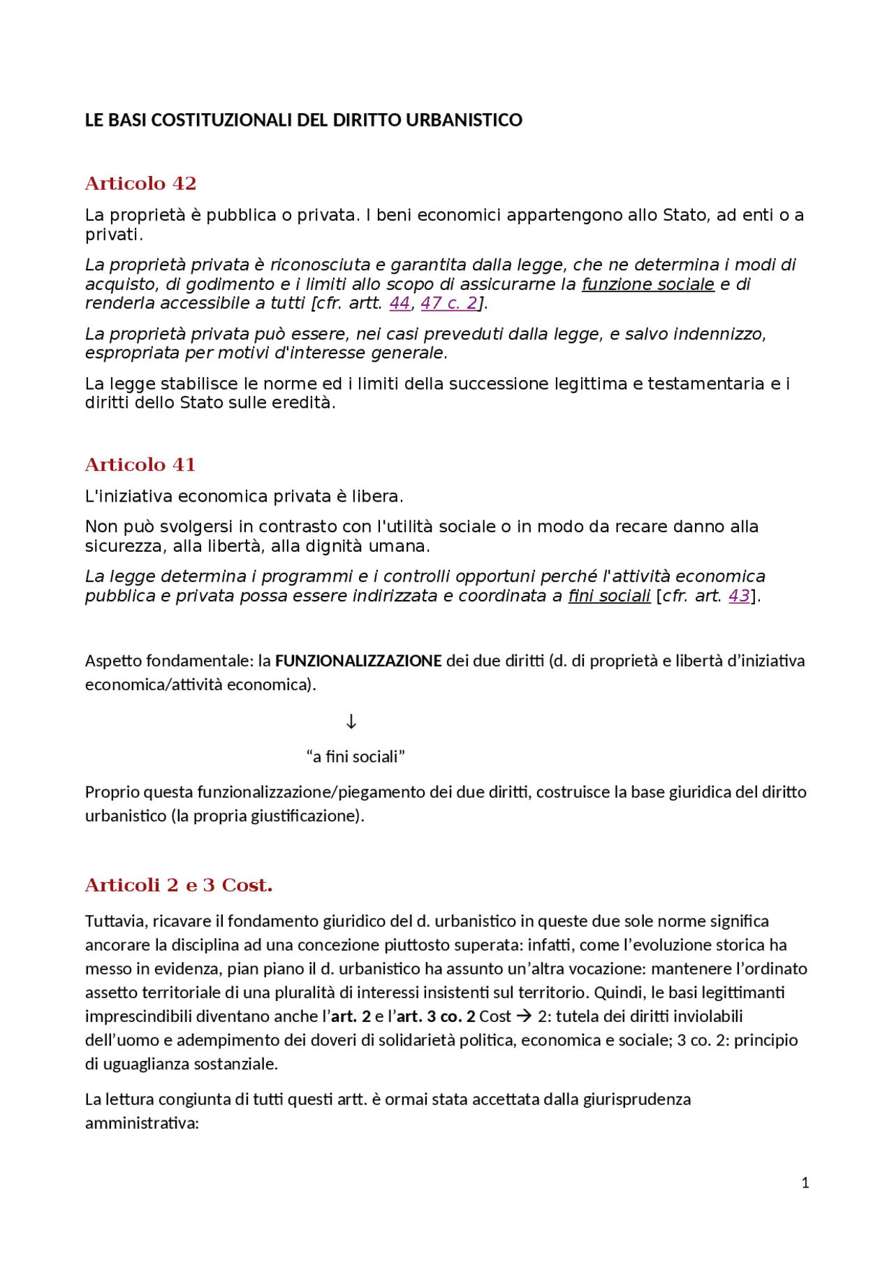 Appunti Completi Delle Lezioni Di Dritto Urbanistico Docsity