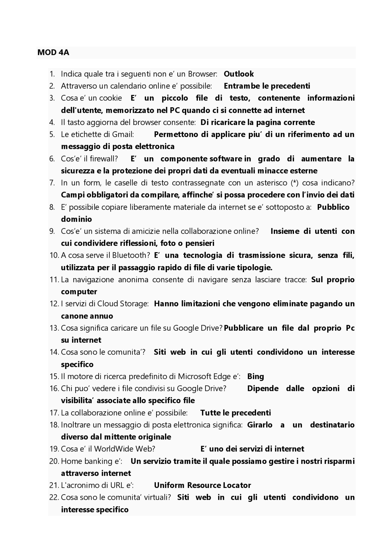 Eirsaff Full Modulo 4 Docsity