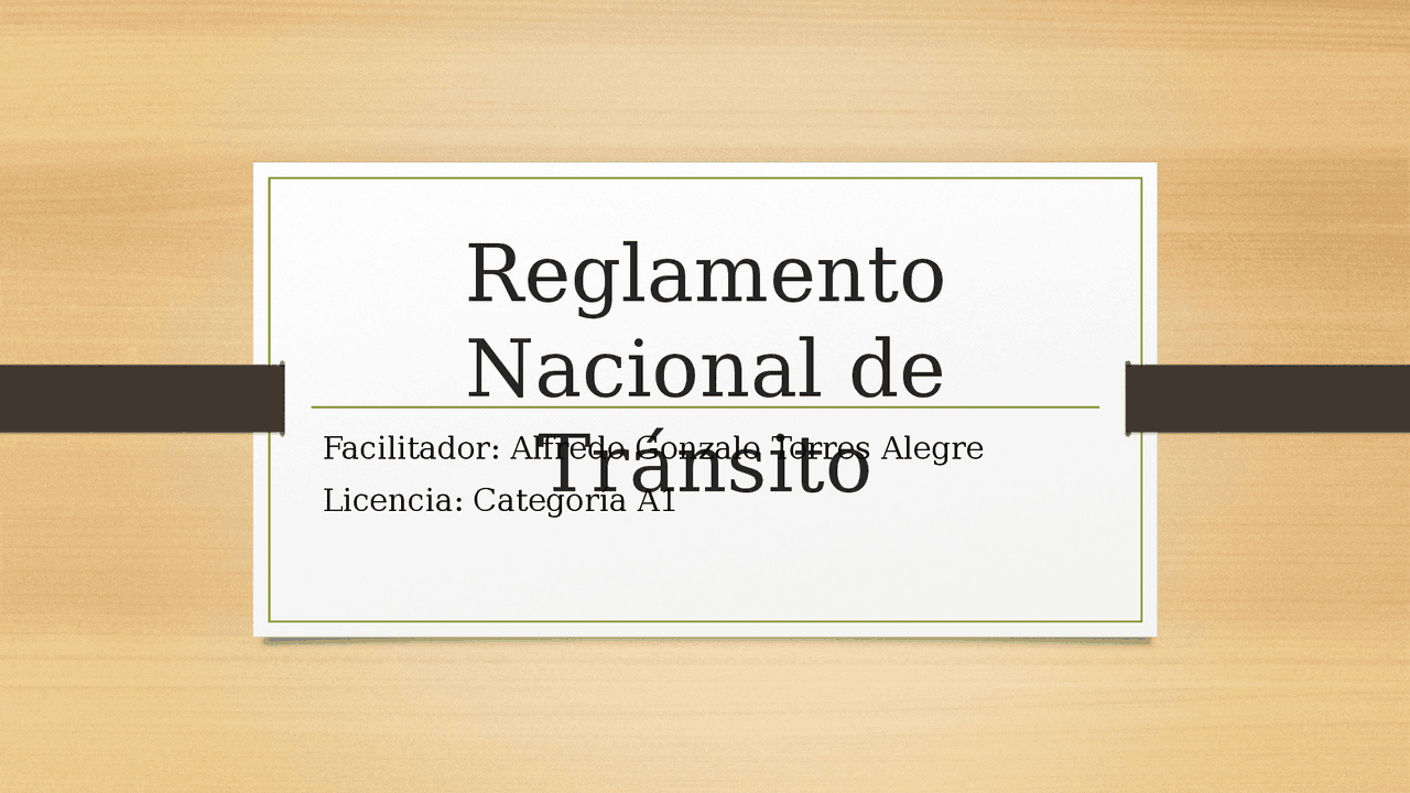 Tipos de Equipos utilizados para el transito - Docsity