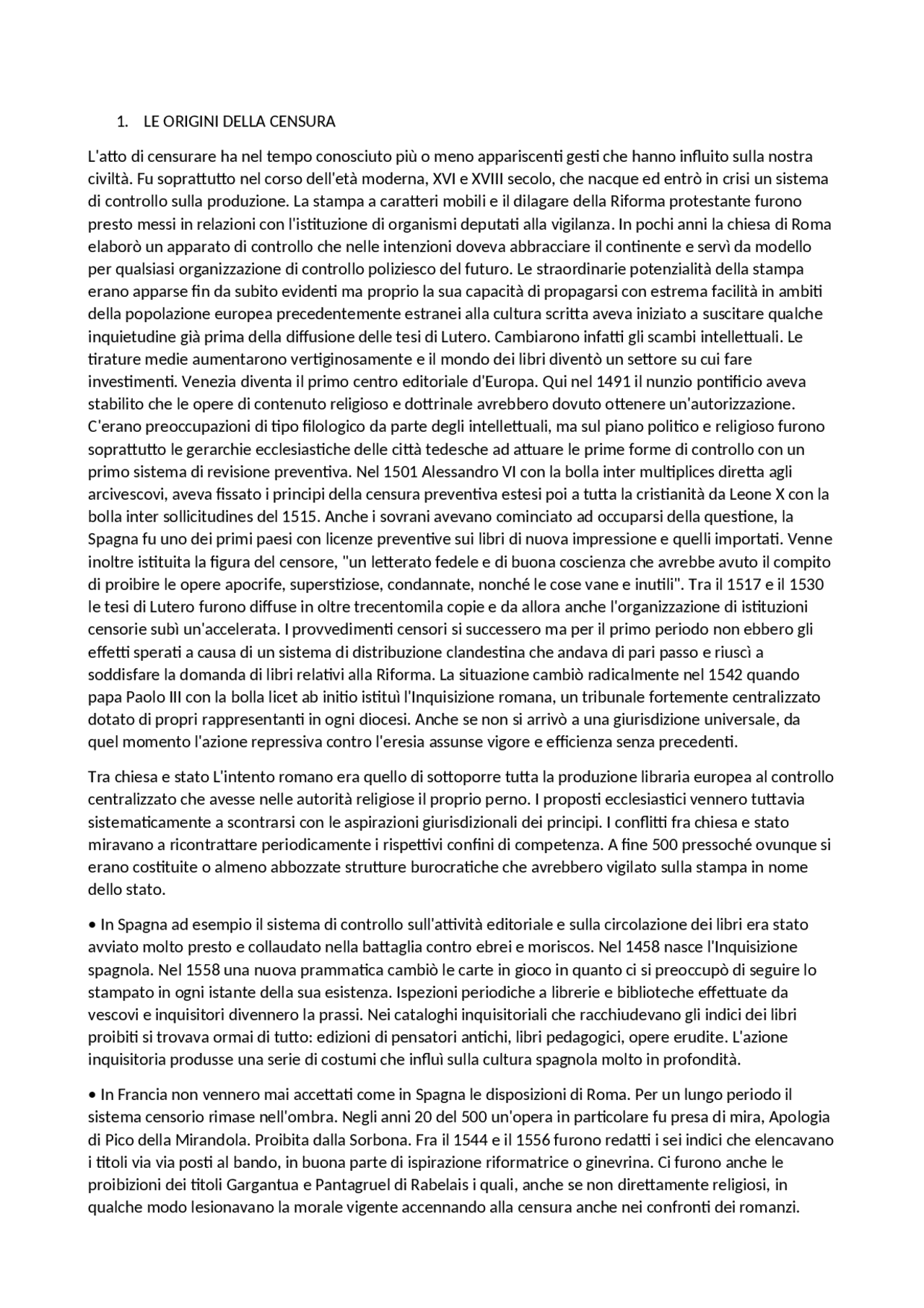 Mario Infelise E I Libri Proibiti Docsity