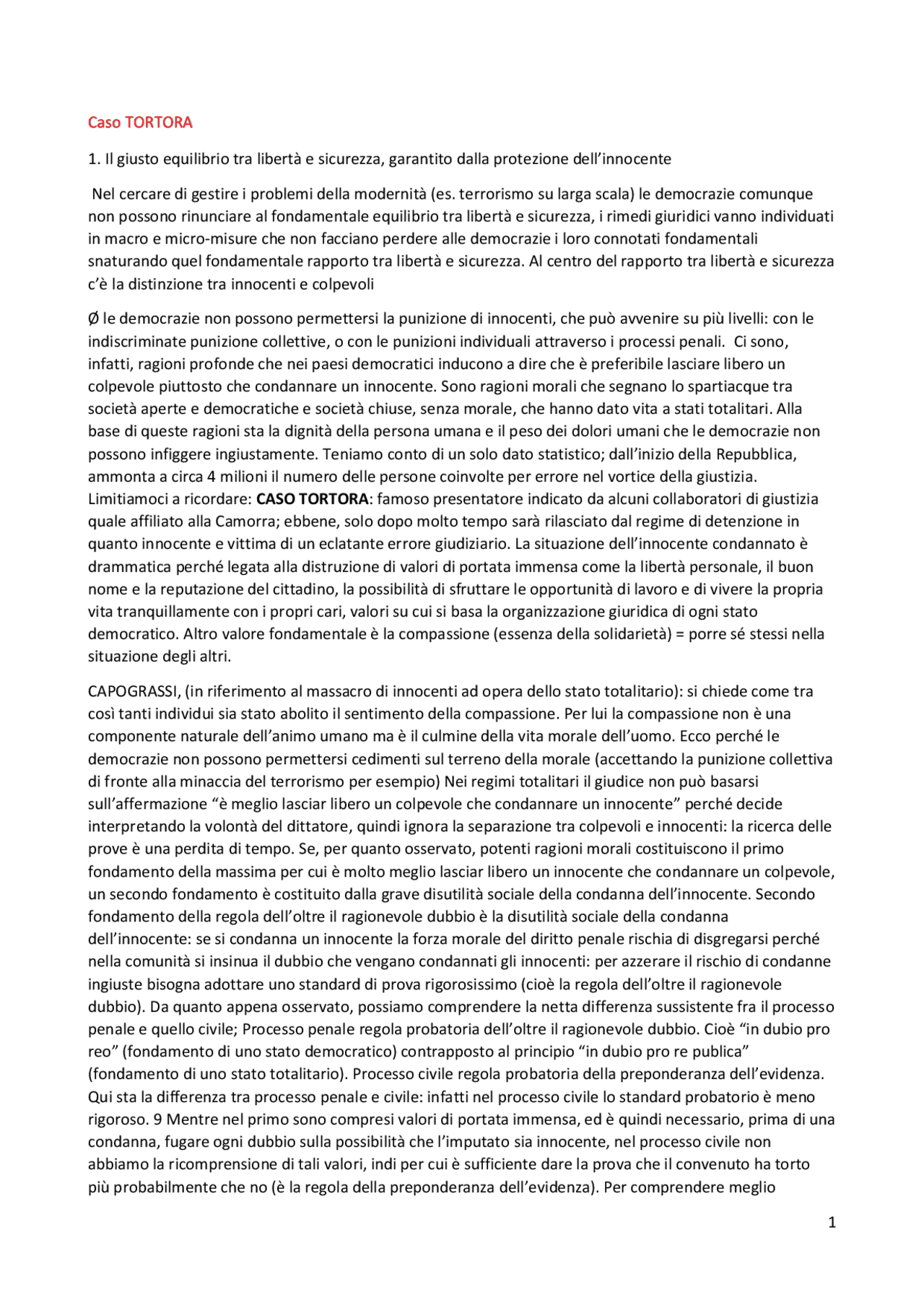 Giustizia E Modernità Docsity