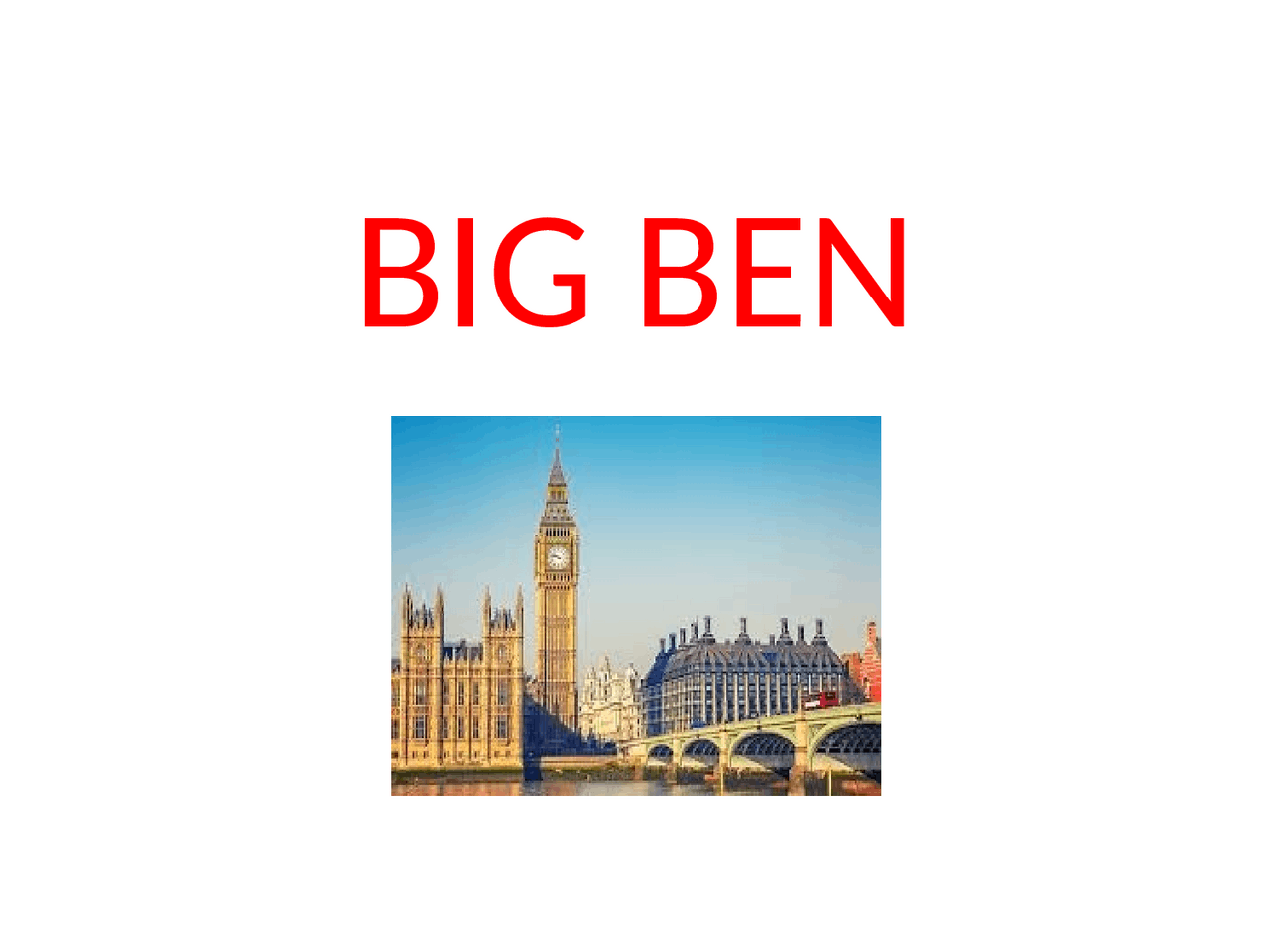 Big Ben curiosità su bib ben | Slide di Inglese | Docsity