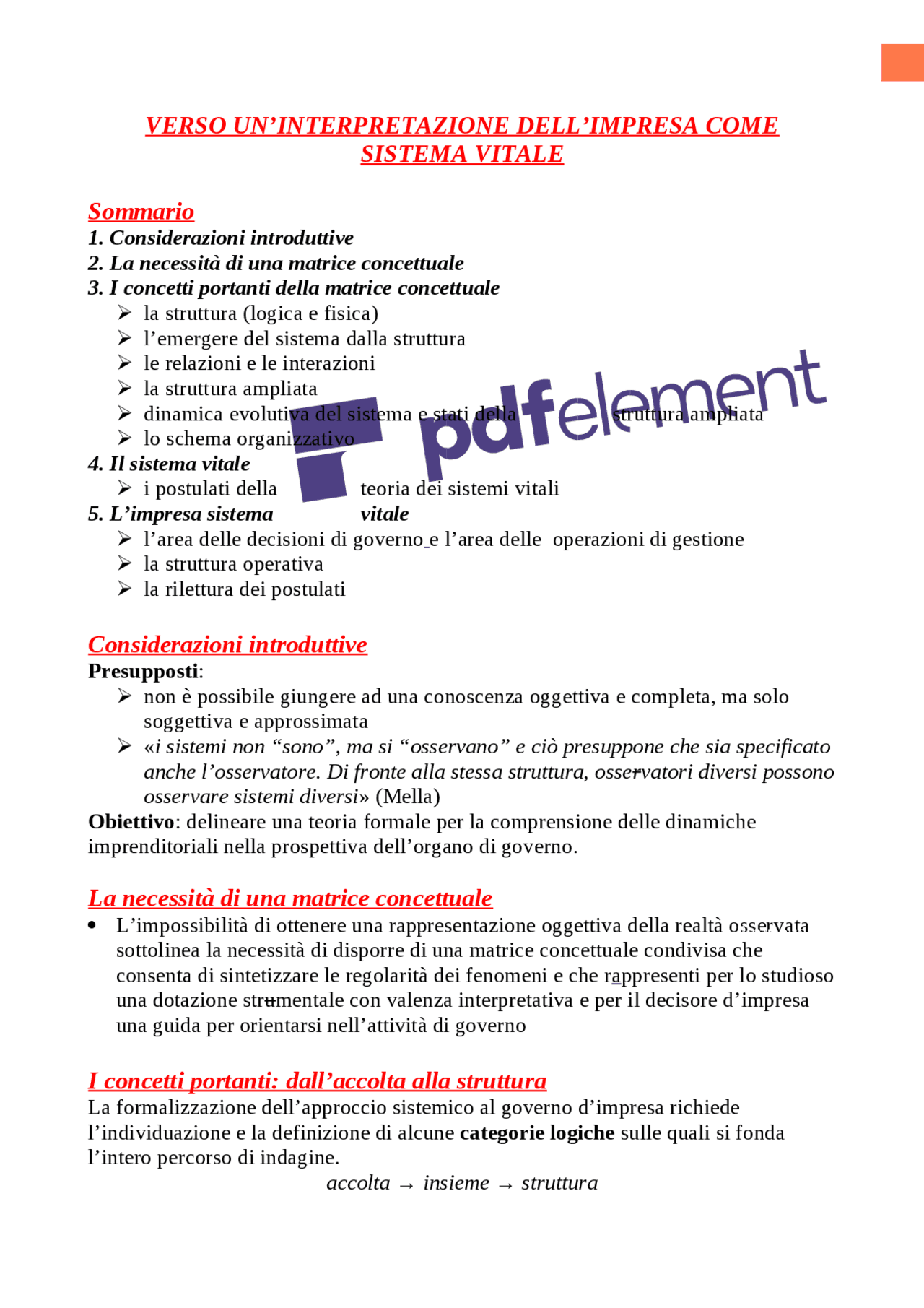 Capitolo 3 Libro 2 Golinelli Docsity
