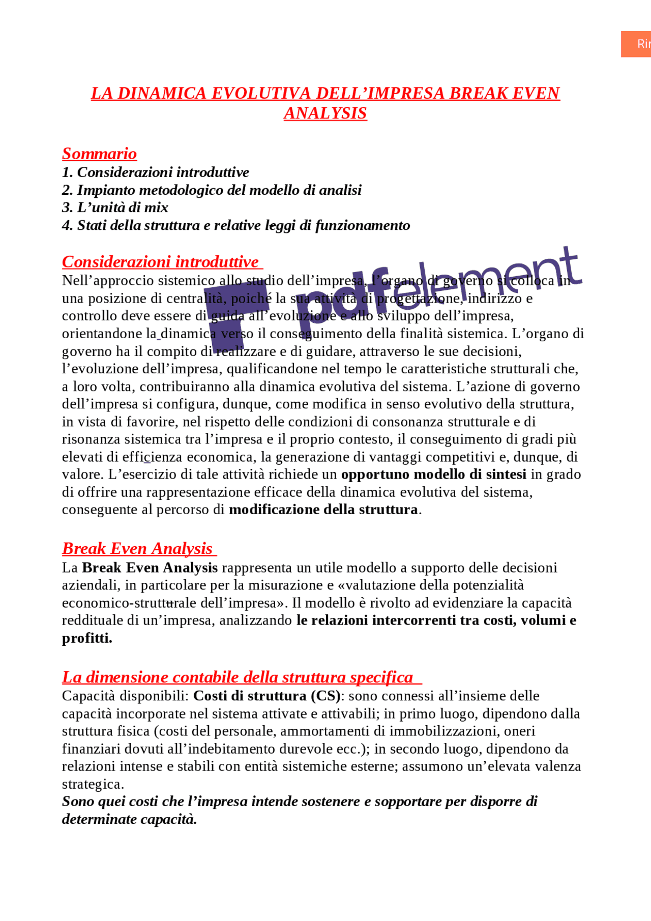 Capitolo 8 Libro 2 Golinelli Docsity