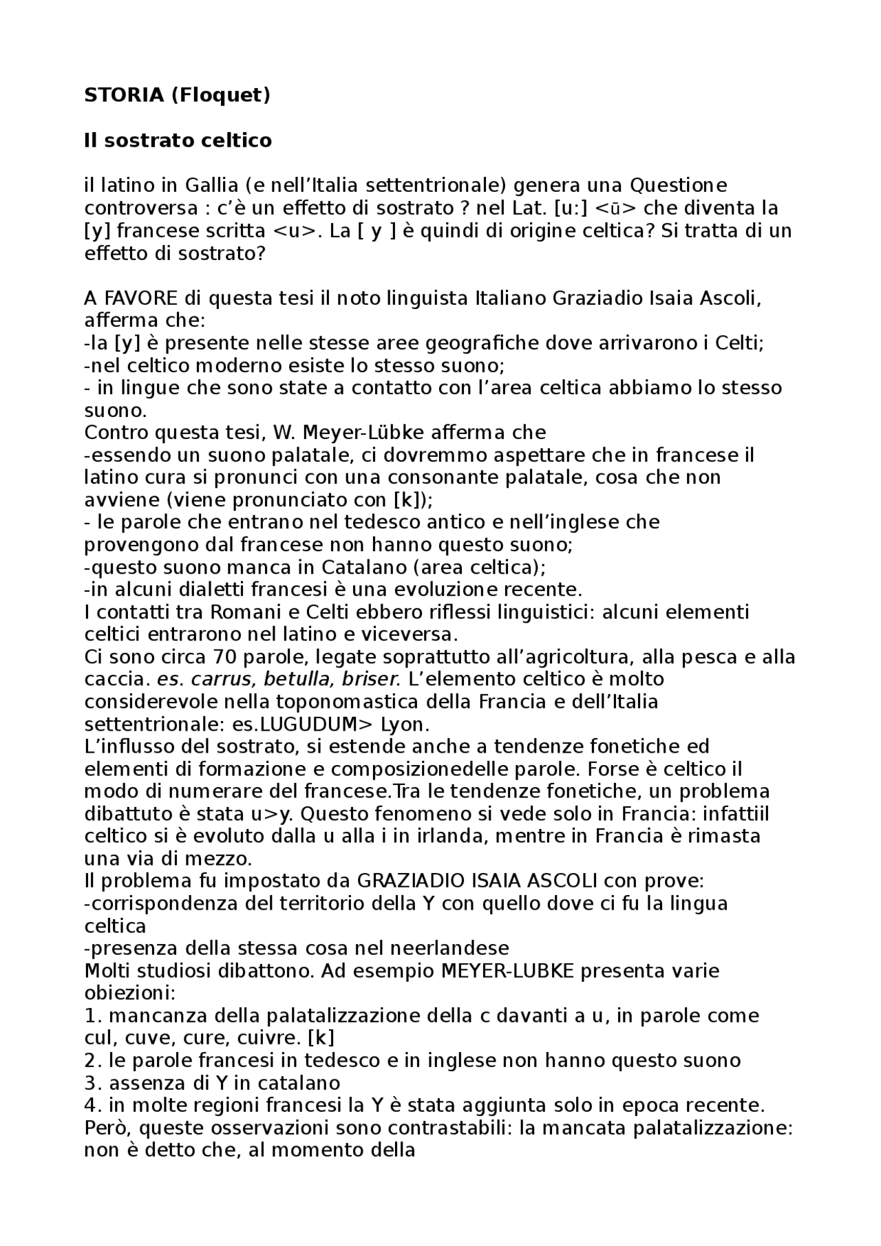 Appunti Esame Lingua Francese 1 Docsity