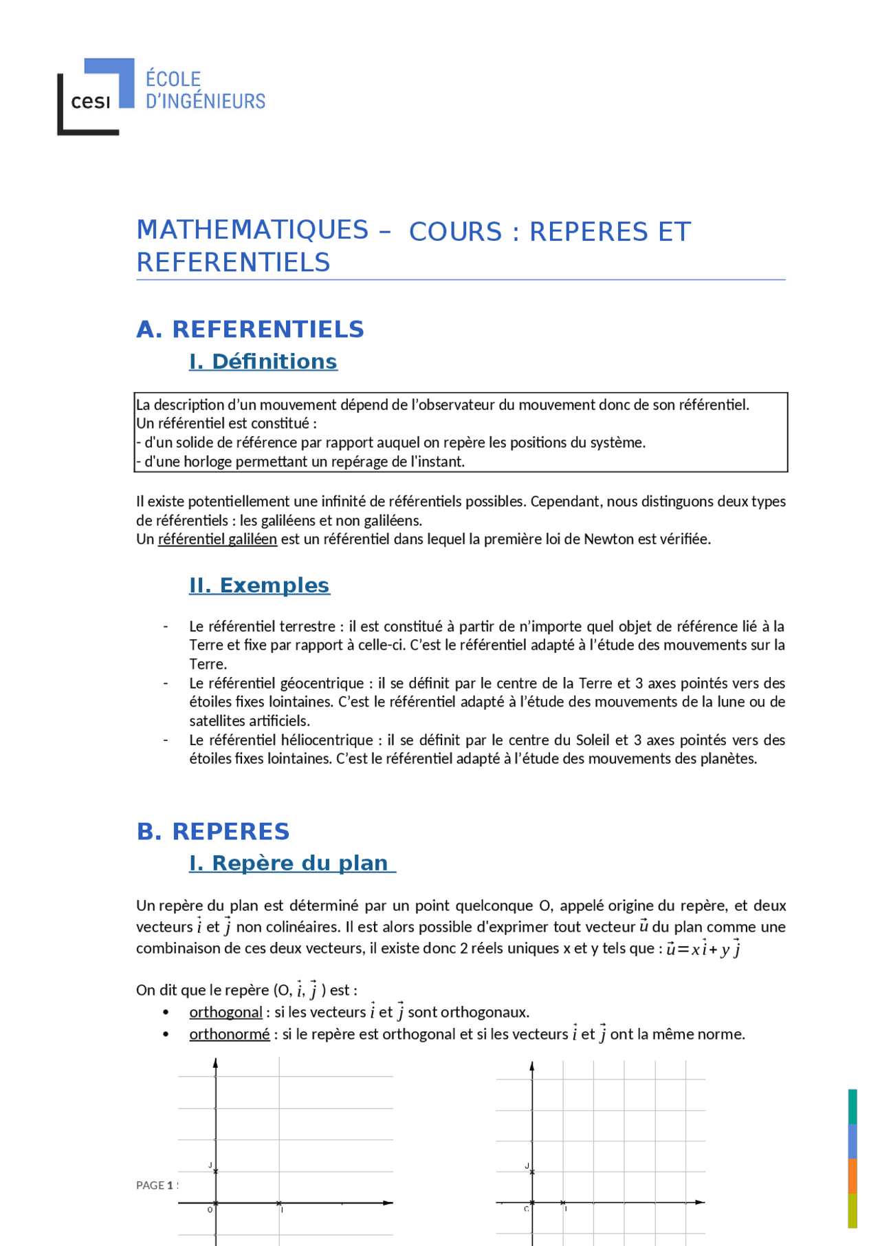 Rappel Reperes Lycee Docsity