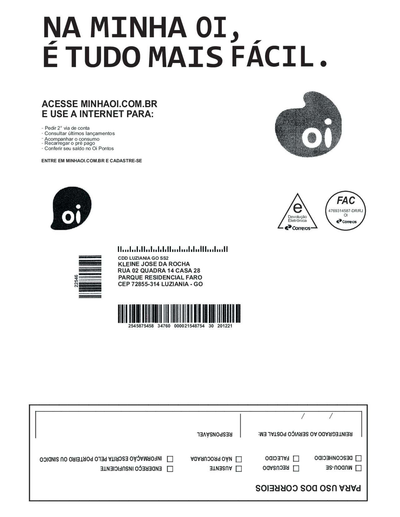 COMPROVANTE DE RESIDENCIA | Esquemas Geografia | Docsity