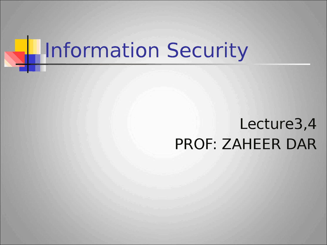 What Is Information Security Docsity
