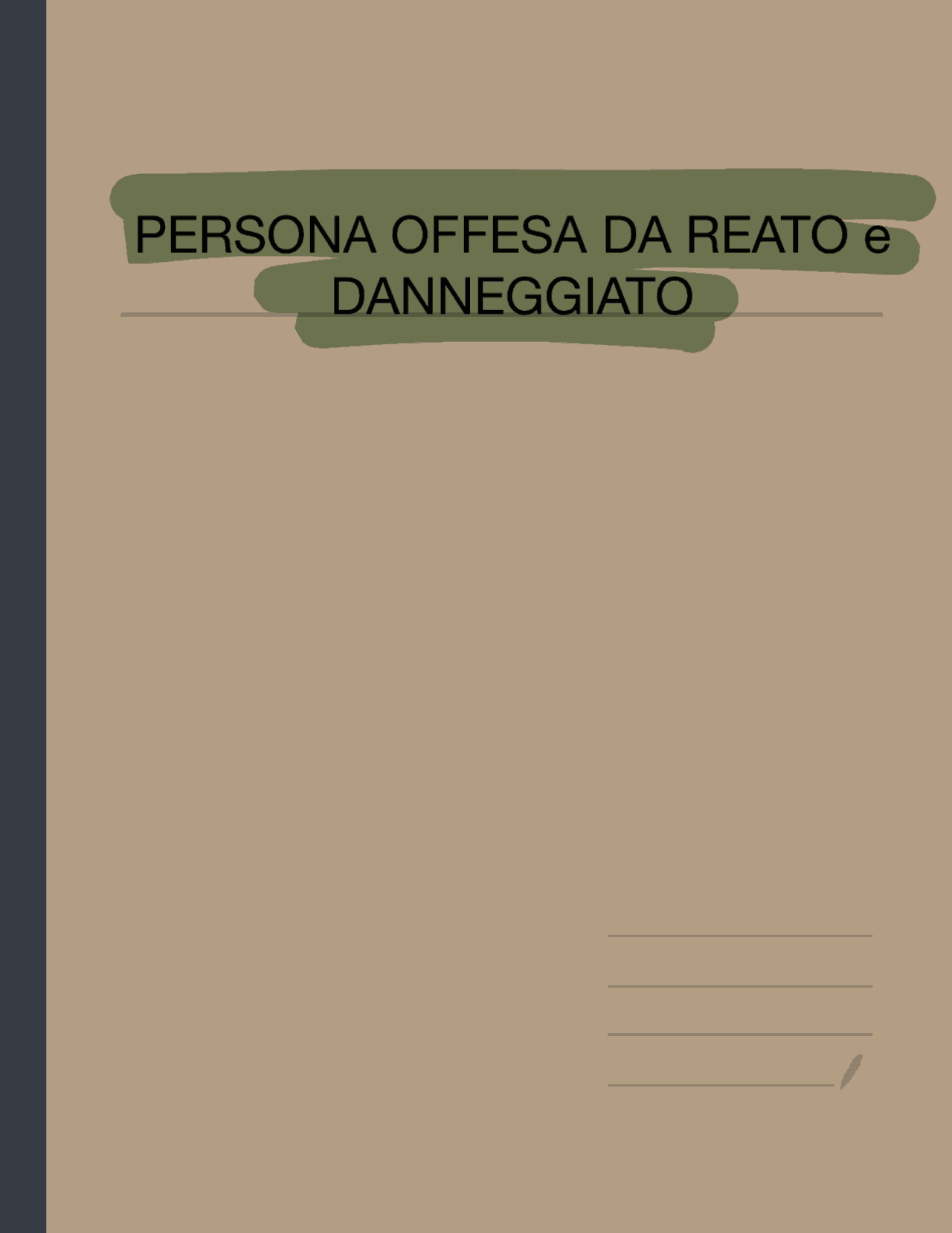 Diritto Penale ——————— Docsity