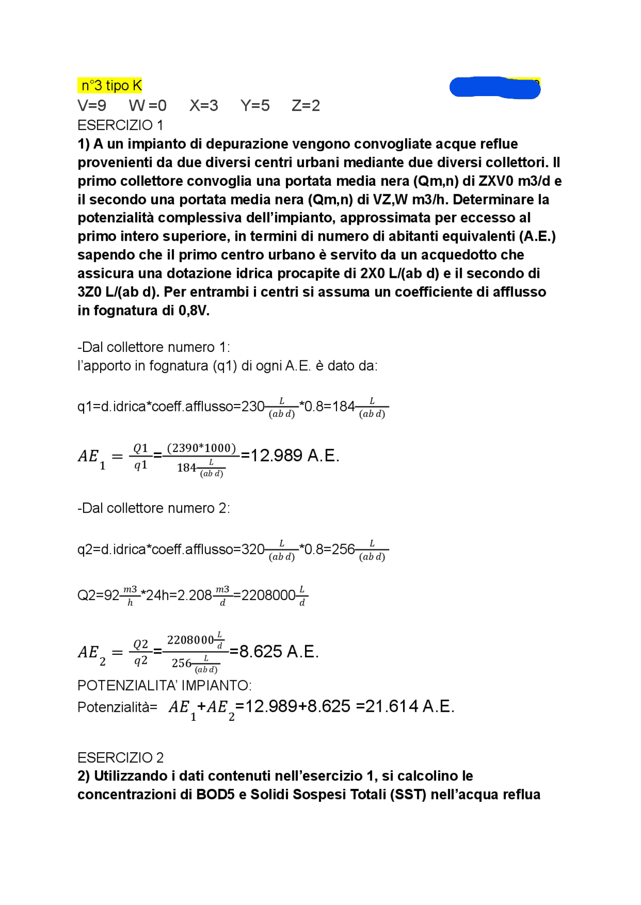 Elaborato Di Ingegneria Ambientale Docsity