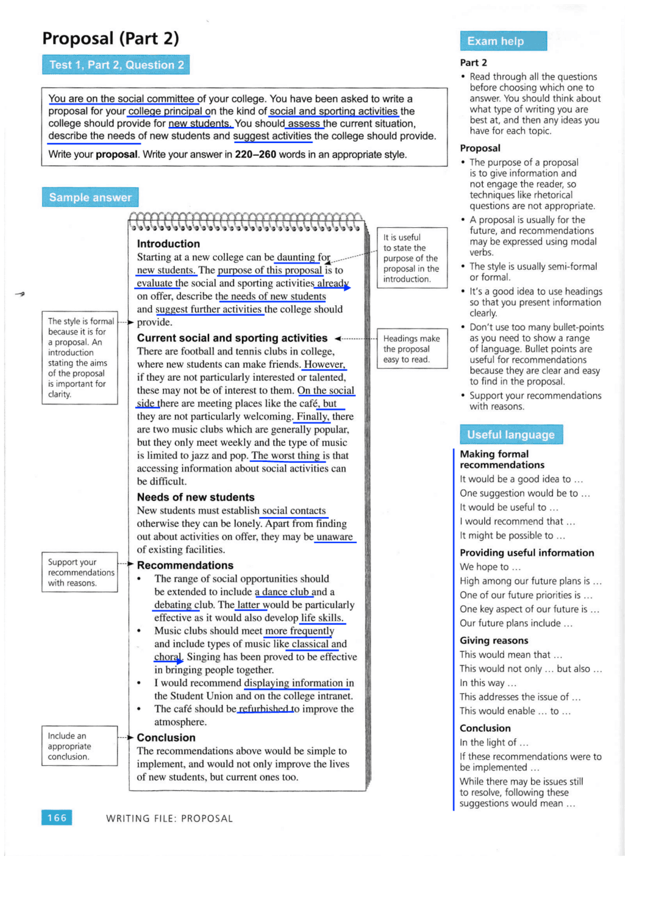 Ripasso struttura c1 proposal inglese - Docsity