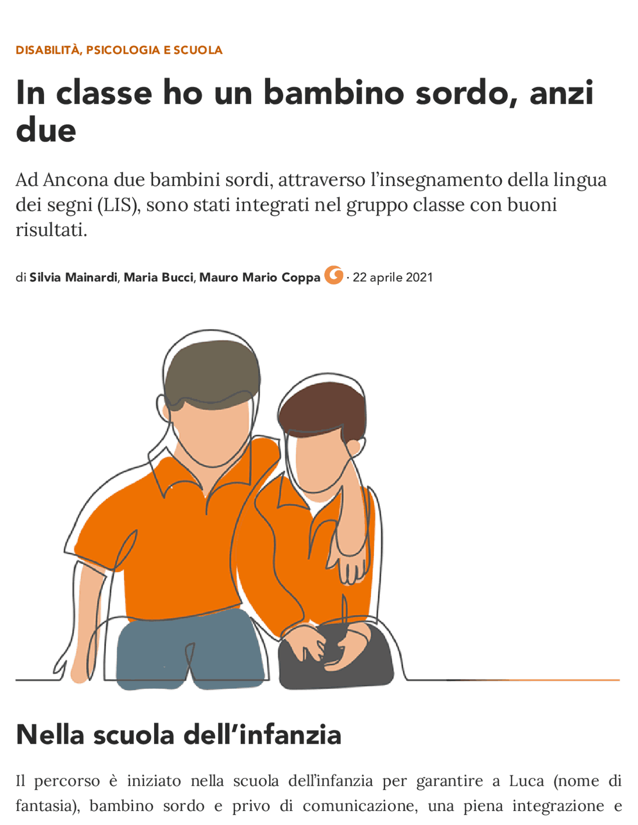 Disabilità Sensoriali Docsity