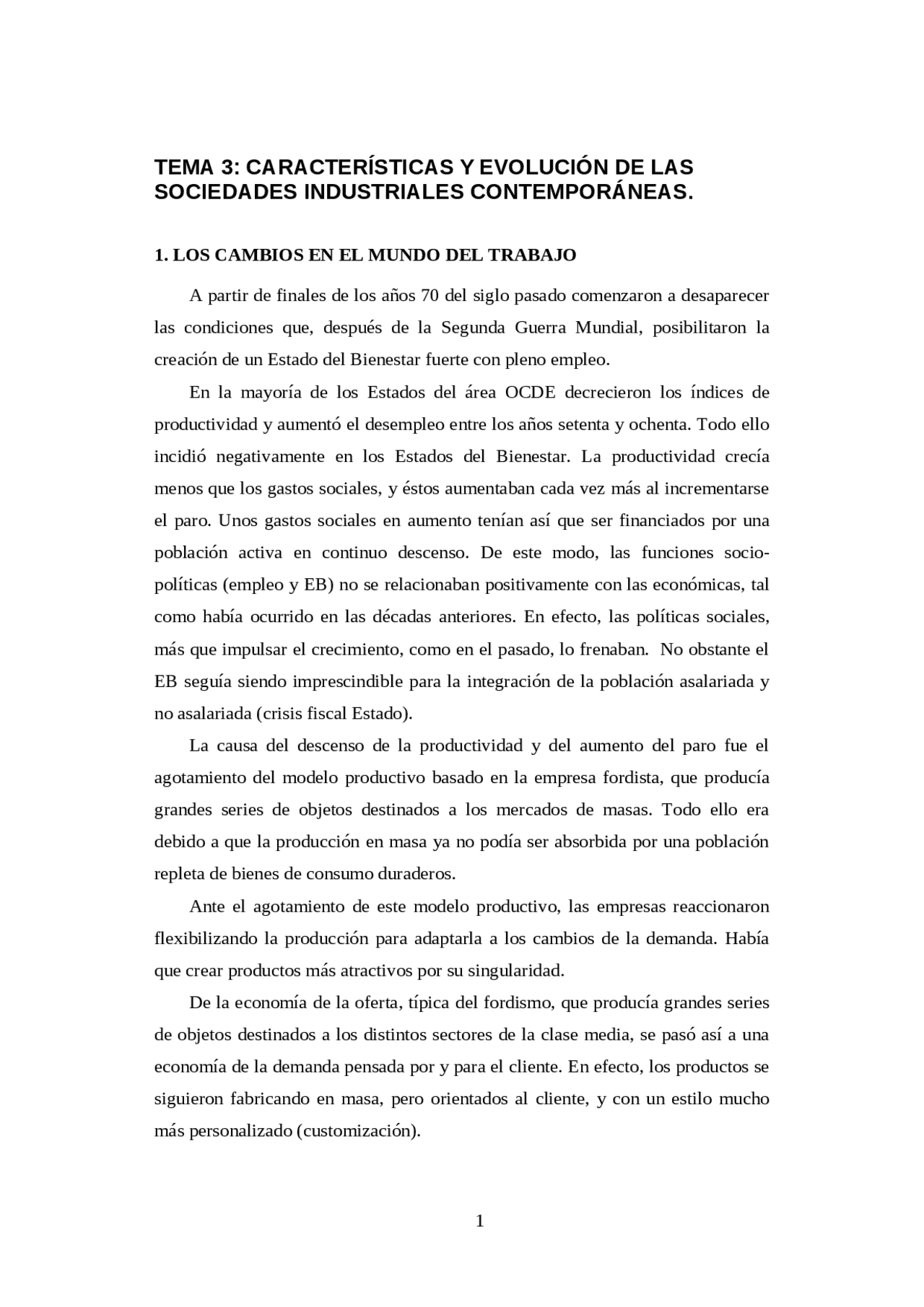 Sociología Primero Rrll Y Rrhh Docsity