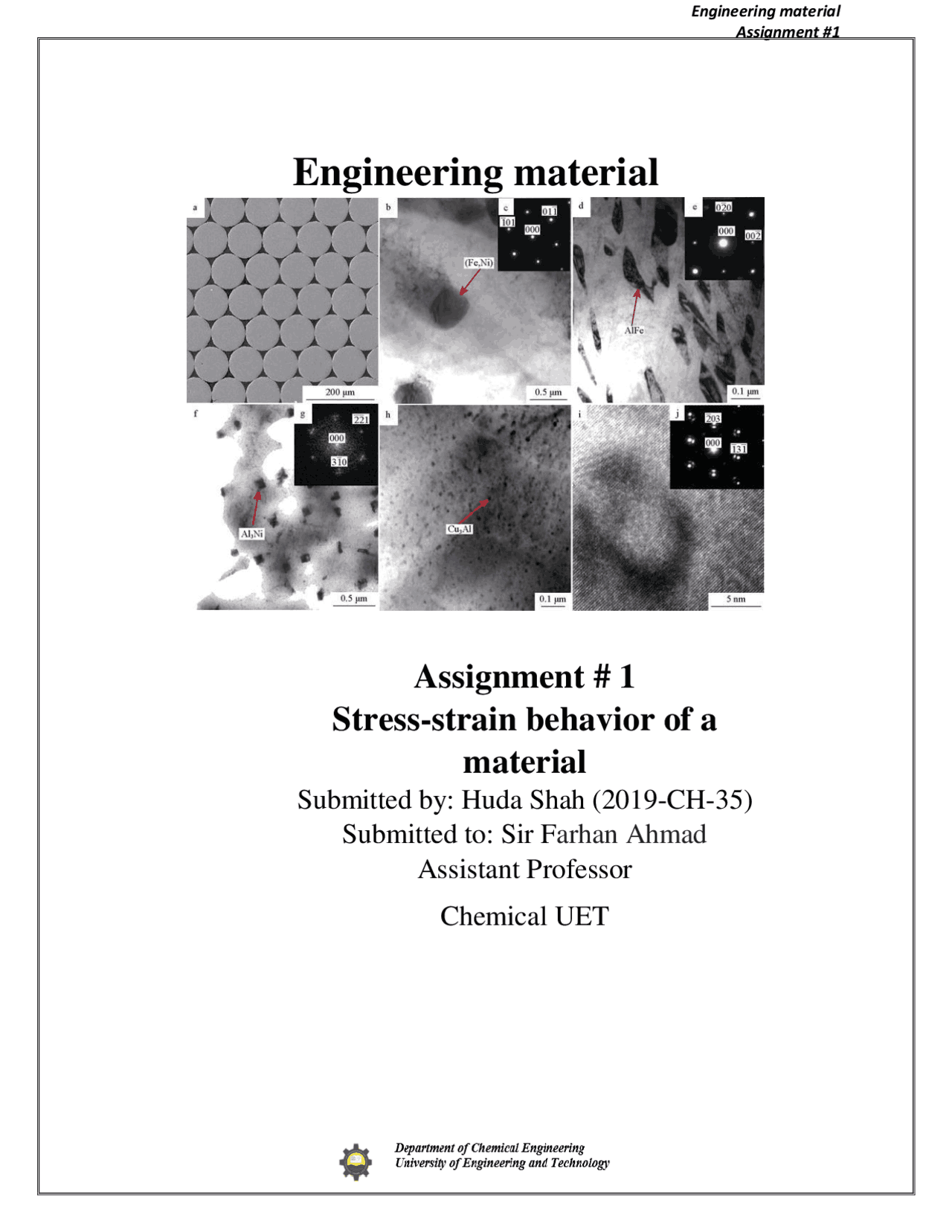 Stress strain behaviour of composite || material engineering - Docsity