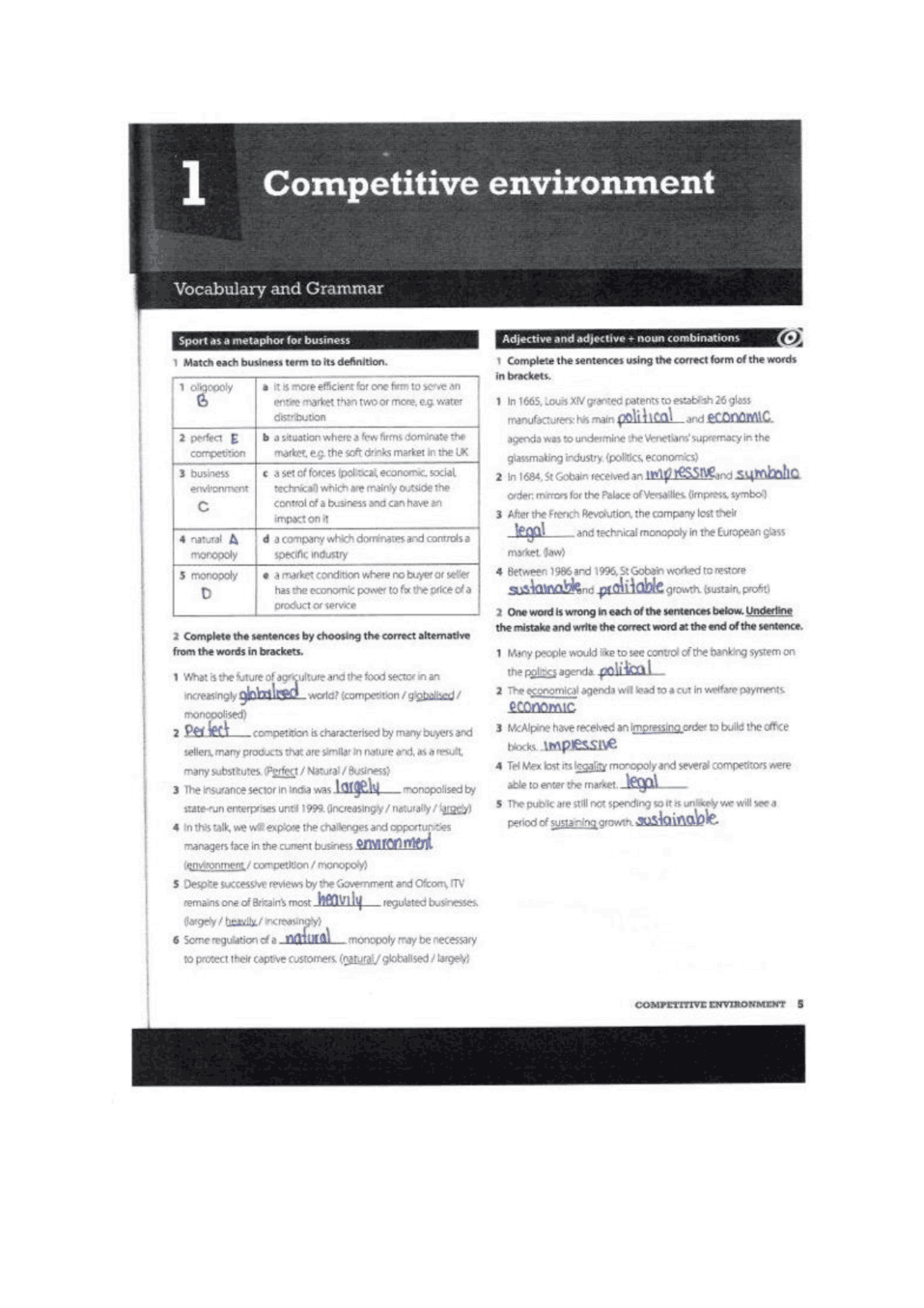 Solucion workbook business advantage upper intermediate - Docsity
