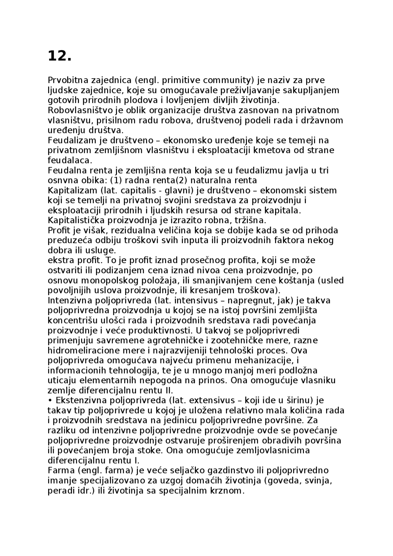 Principi Ekonomicnosti Ispiti Predlog Ekonomija Docsity
