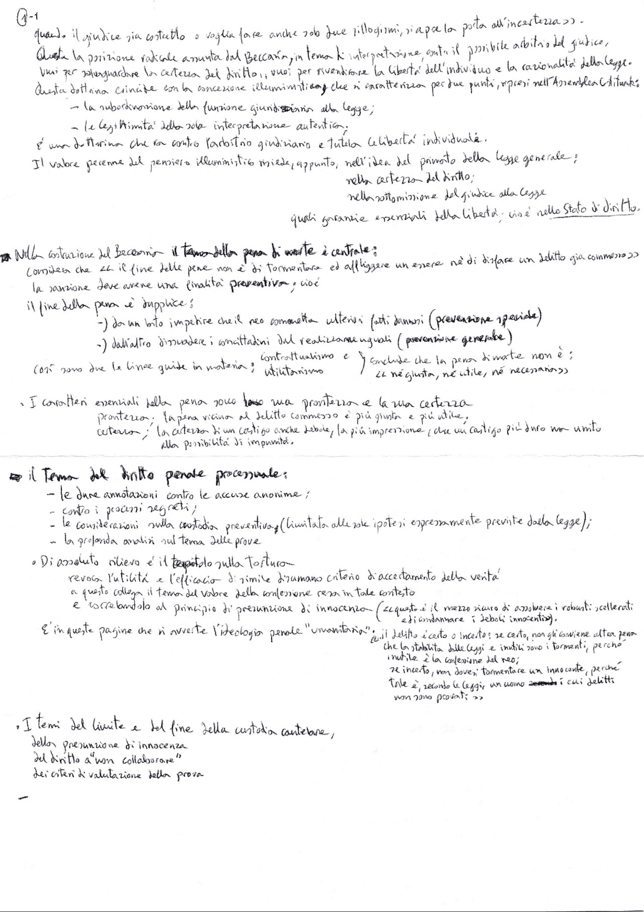 Riassunto Dei Capitoli E Titoli Del Codice Di Diritto Penale Docsity