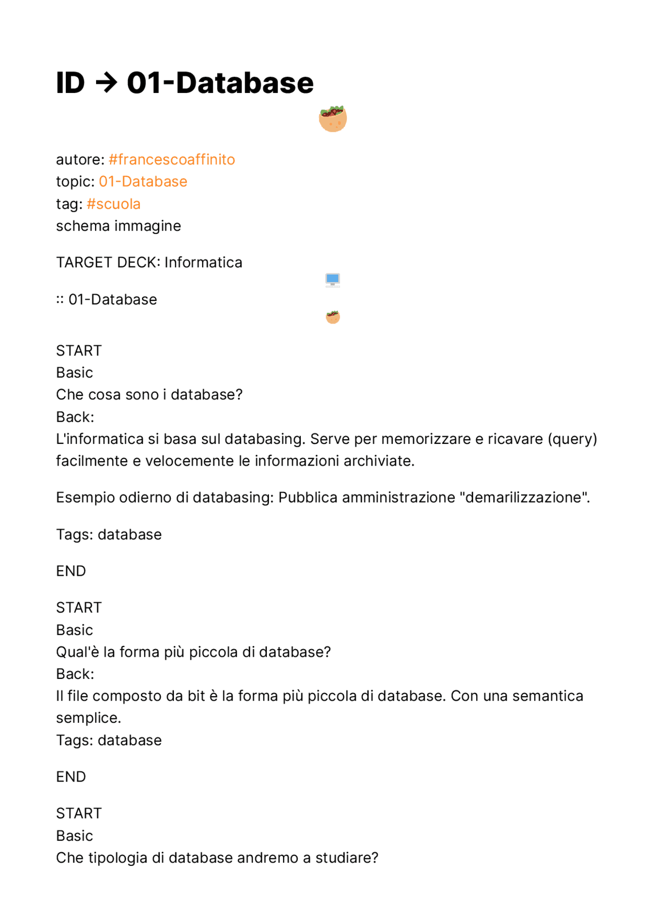 Database Concetti Base Docsity