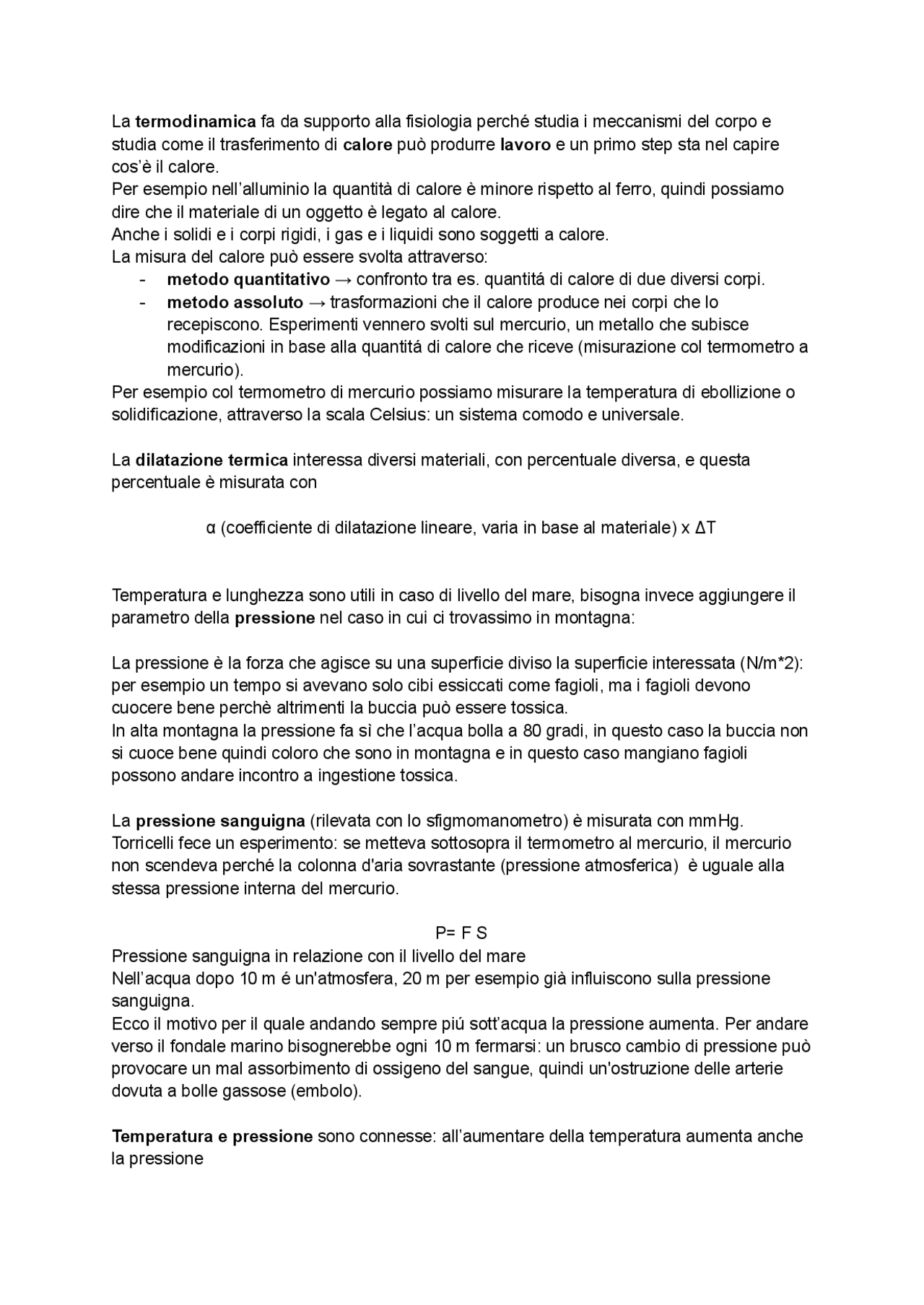 Termodinamica Per Ps Docsity