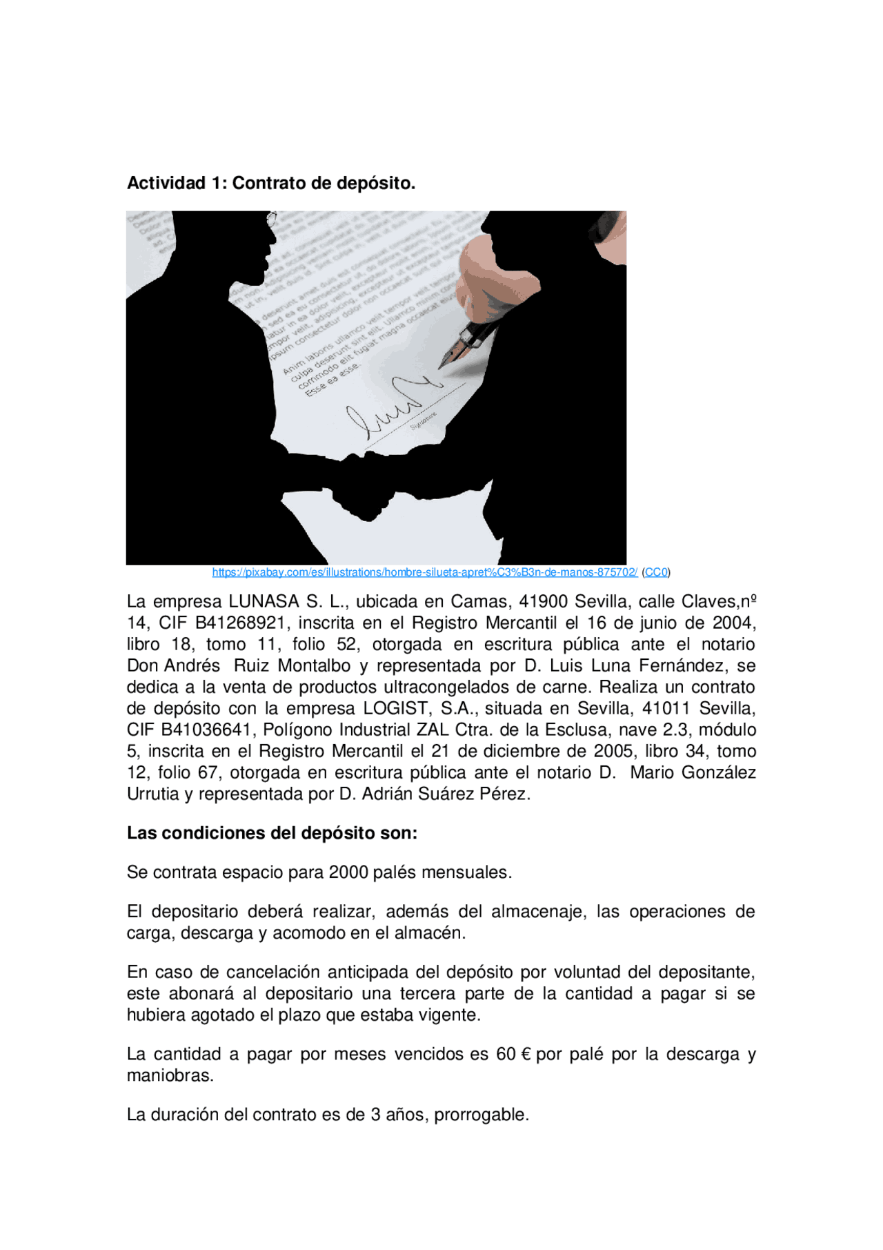 Logística De Almacenamiento Ejercicios De Tecnología Docsity