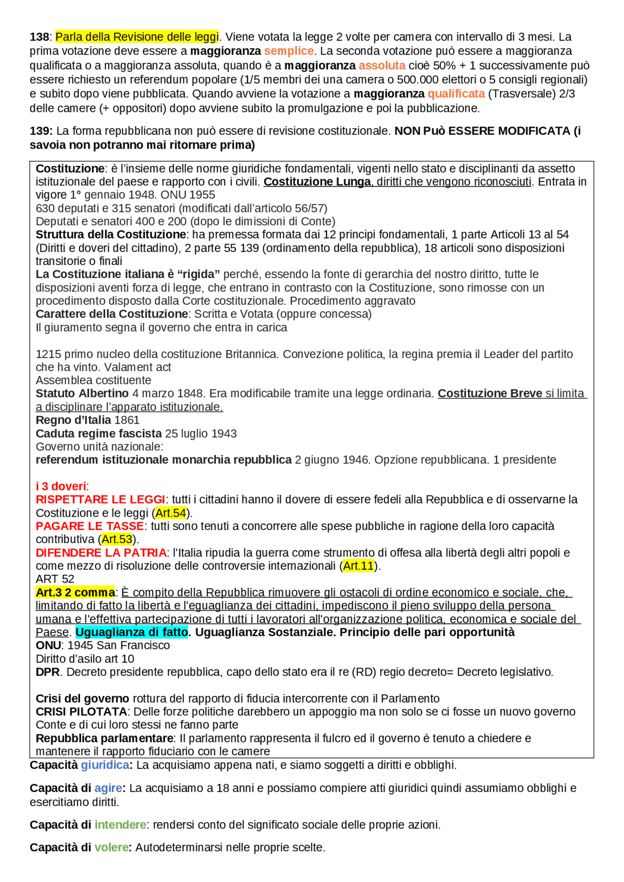 Appunti Intero Programma Di Diritto Anno 20202021 Appunti Di Diritto