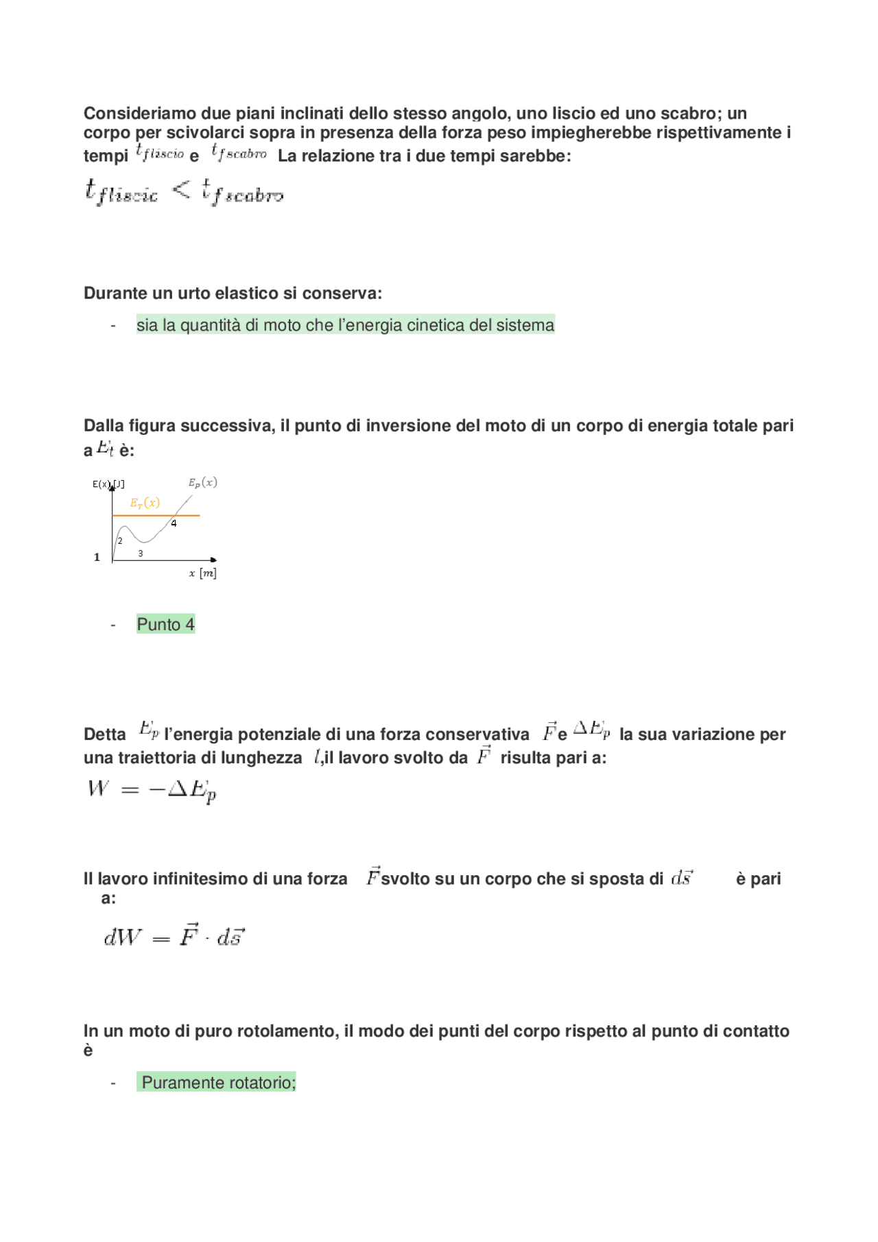PANIERE ESAME FISICA SPERIMENTALE 2021 - Docsity