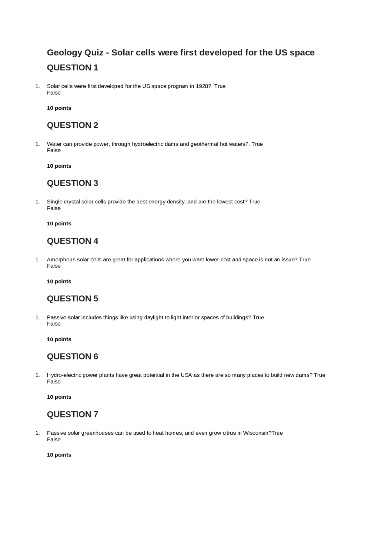 Geology Quizgeology Quizgeology Quizgeology Quiz Exams Business