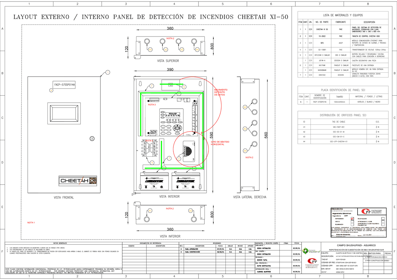 Planos red line planta EPEC - Docsity