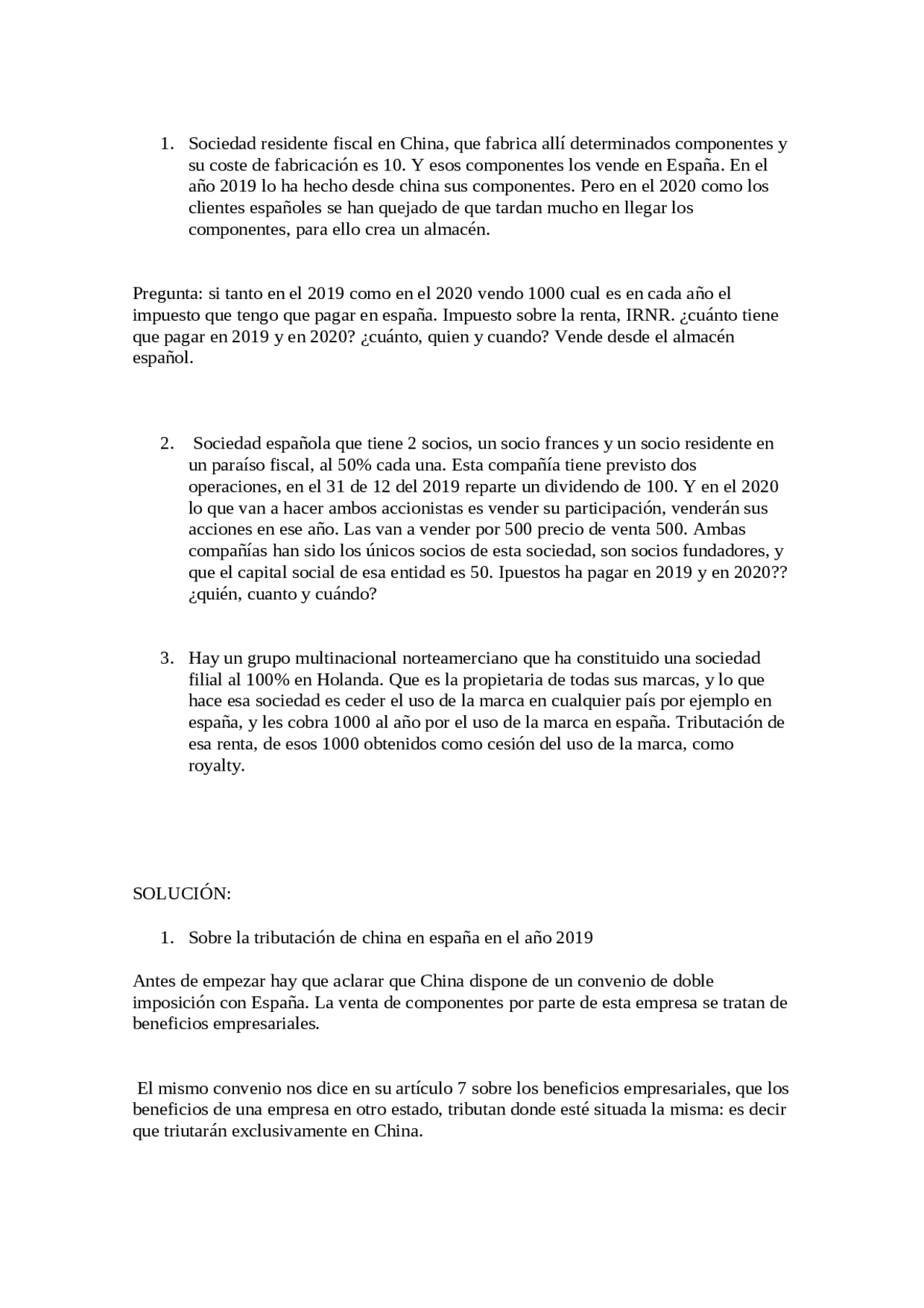 Examen Final De Fiscalidad Docsity
