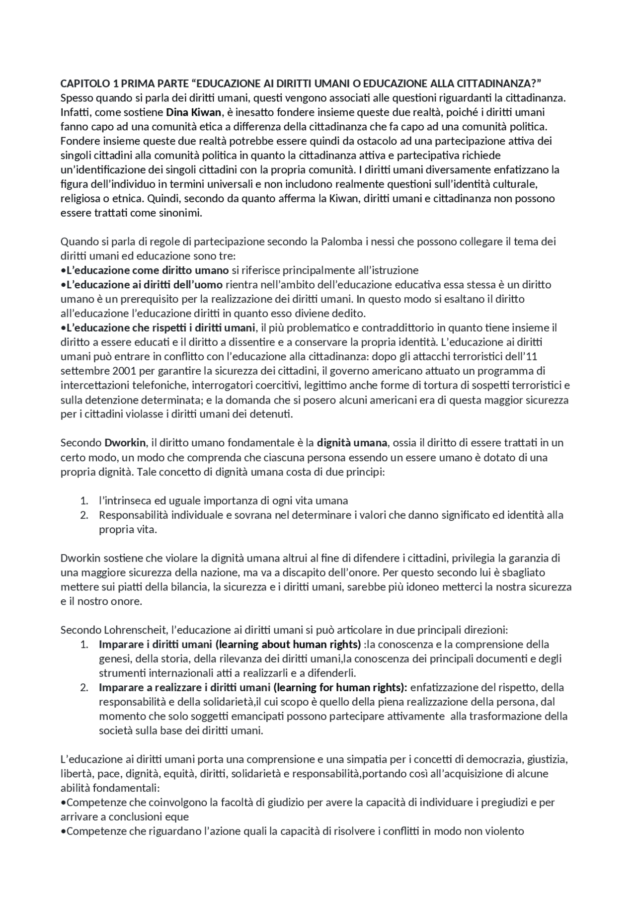 Appunti Sul Libro Giovani Musulmani Docsity
