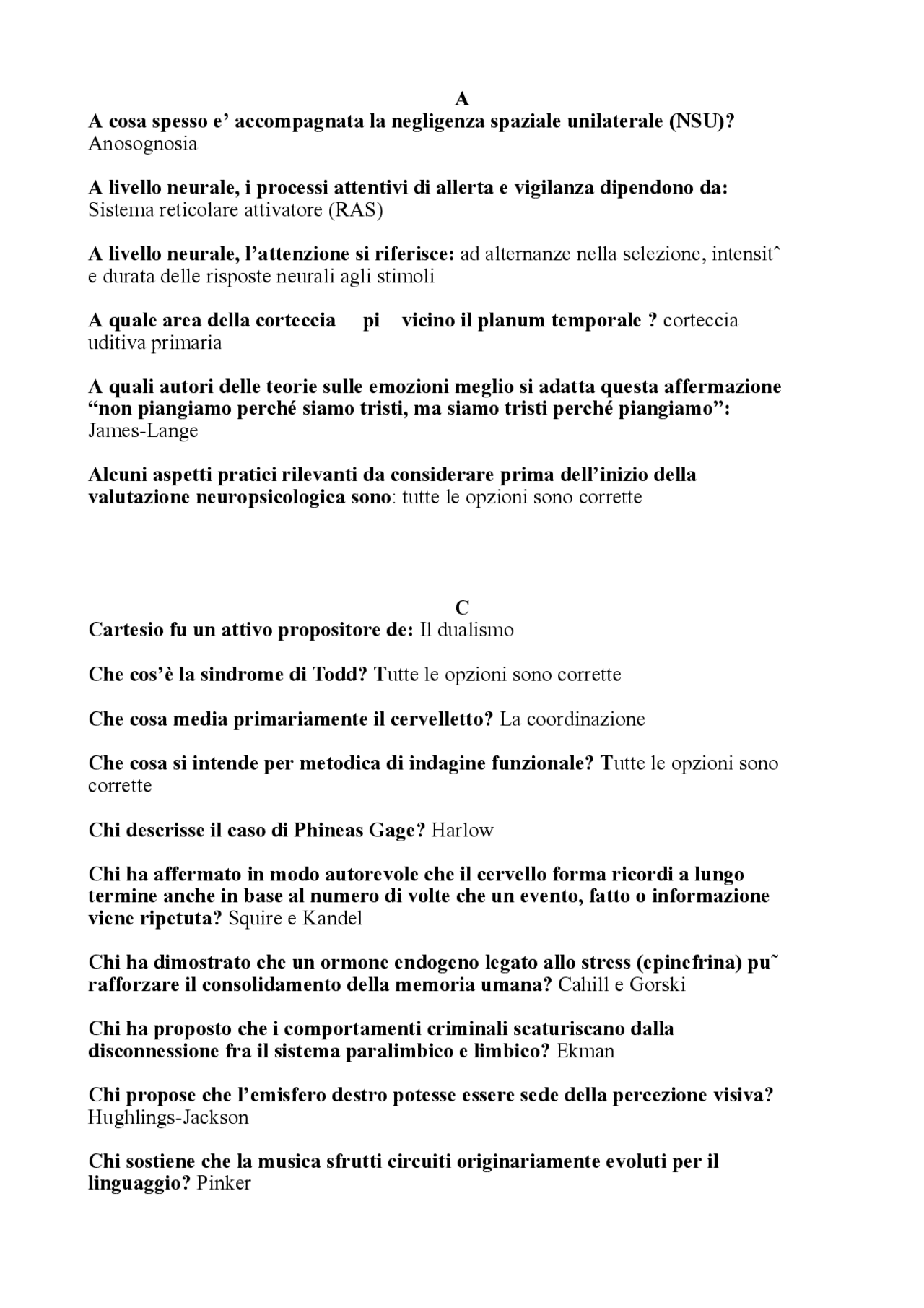 Neuroscienze Cognitive Affettive E Sociali Multiple Chiuse In Ordine