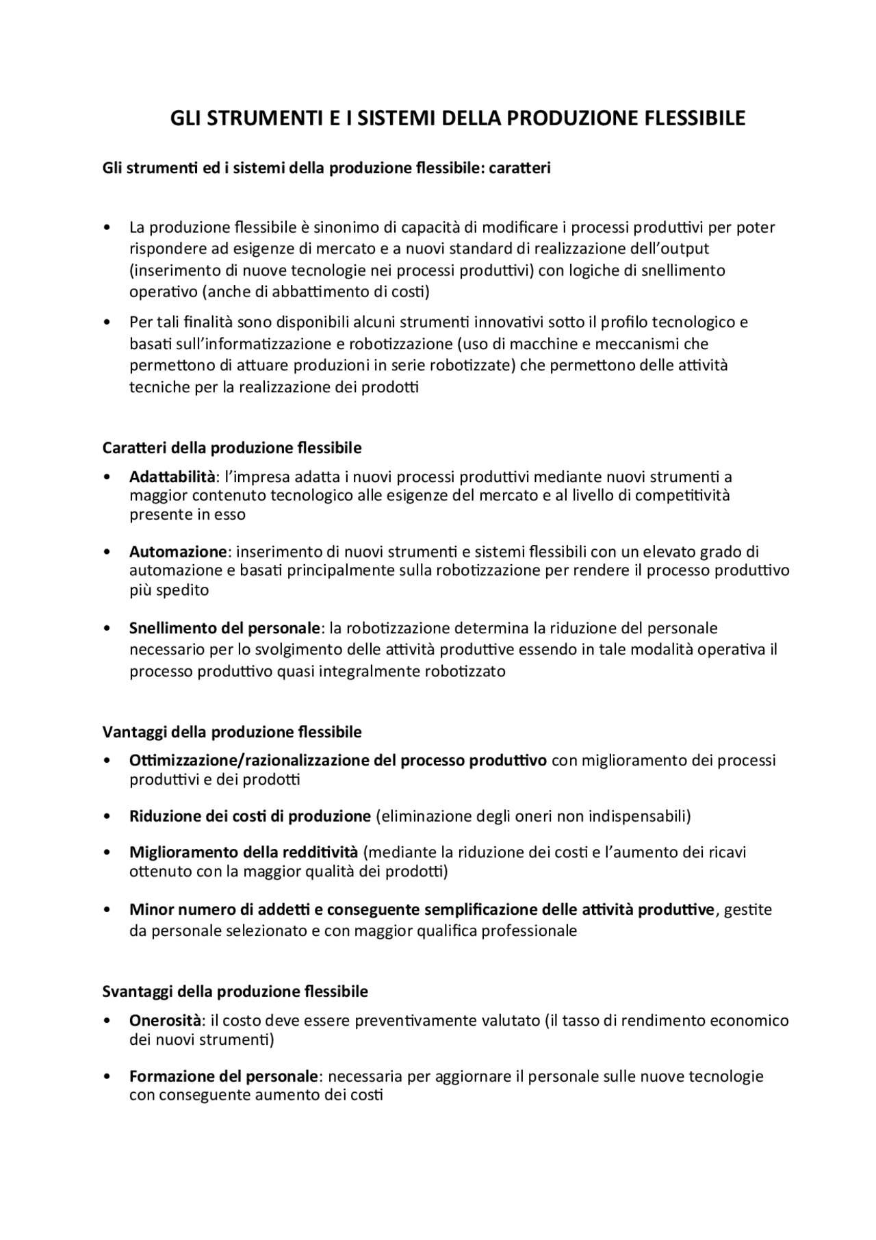 Economia E Gestione Lezione 8 Docsity