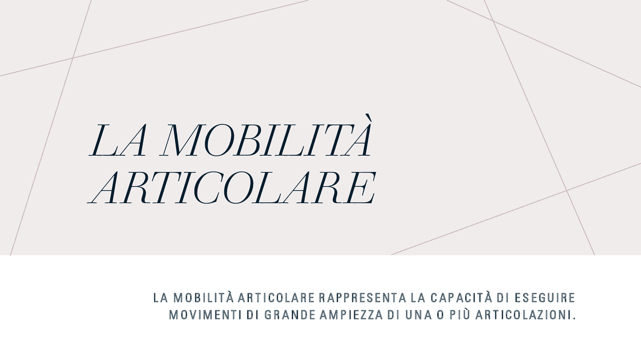 Mobilità Articolare E Coordinazione Docsity