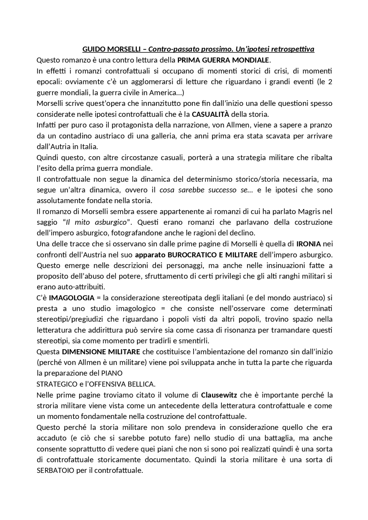 Riassuntospiegazione Docsity