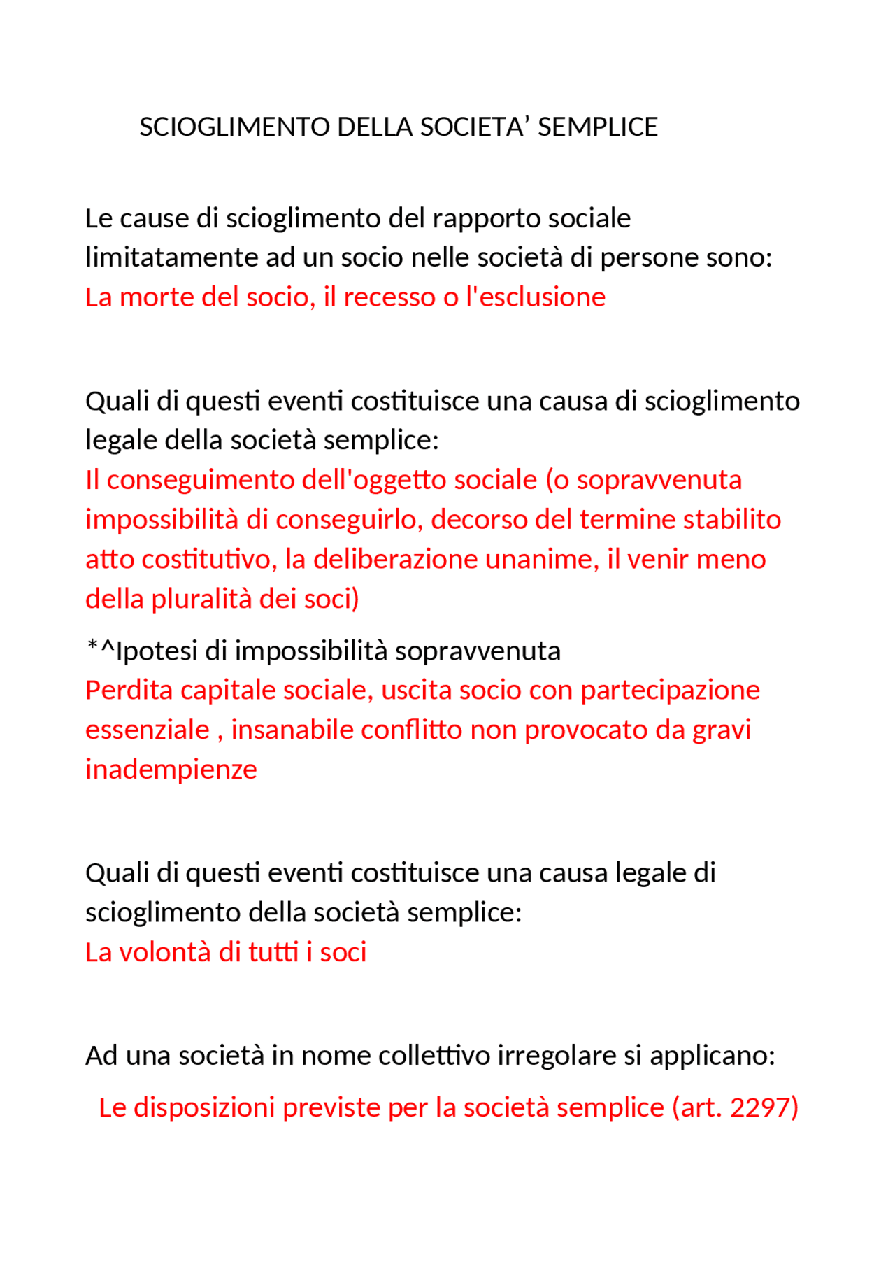 Paniere Diritto Commerciale Ecampus Tutte Le Risposte Docsity