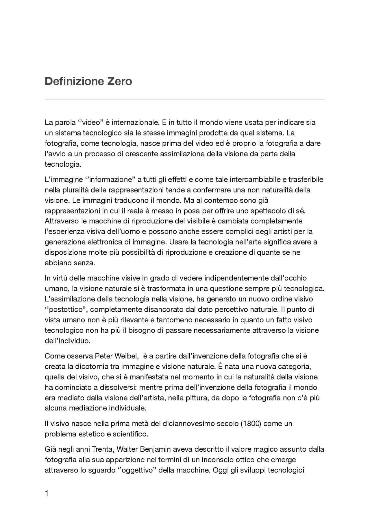 Definizione Zero Fadda Docsity