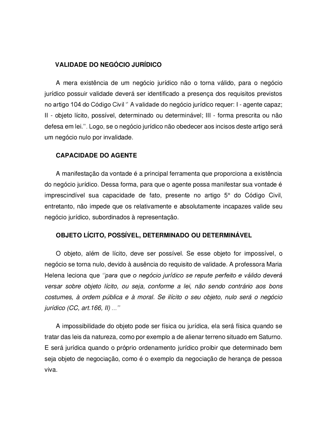 Validade Do Negocio Juridico Docsity