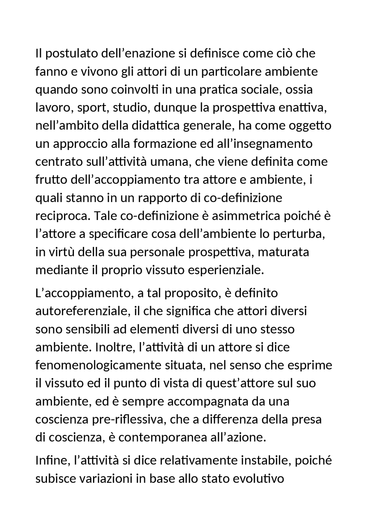 Riassunto Argomenti Esame Didattica Generale Docsity
