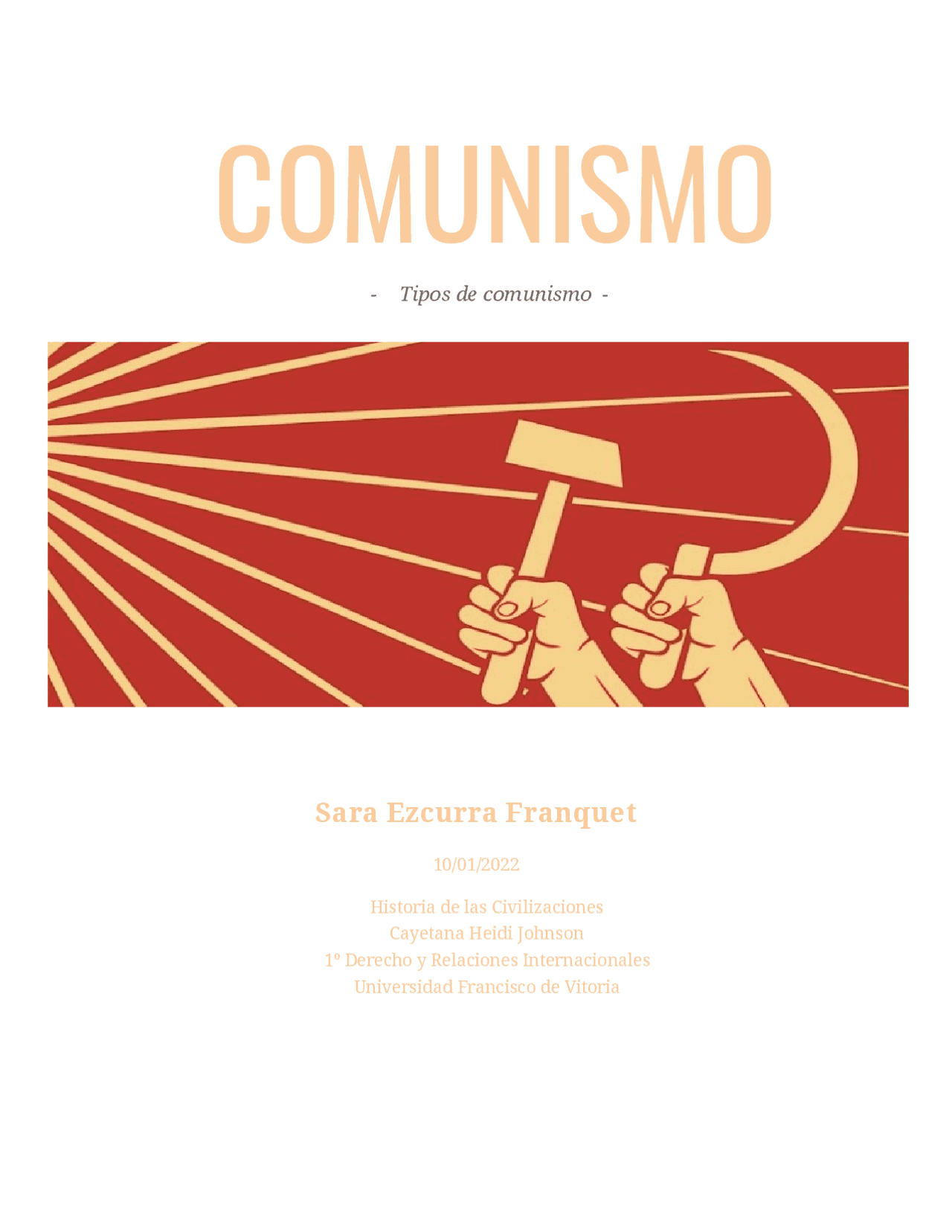 ¿QUÉ ES EL COMUNISMO? - Docsity