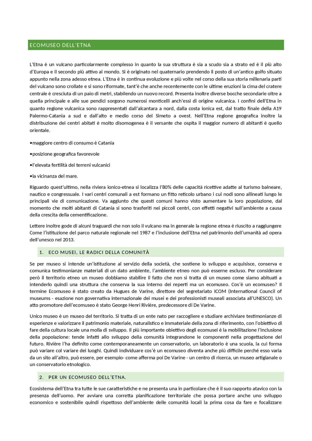 Sintesi Geografia Umana Un Approccio Visuale Docsity