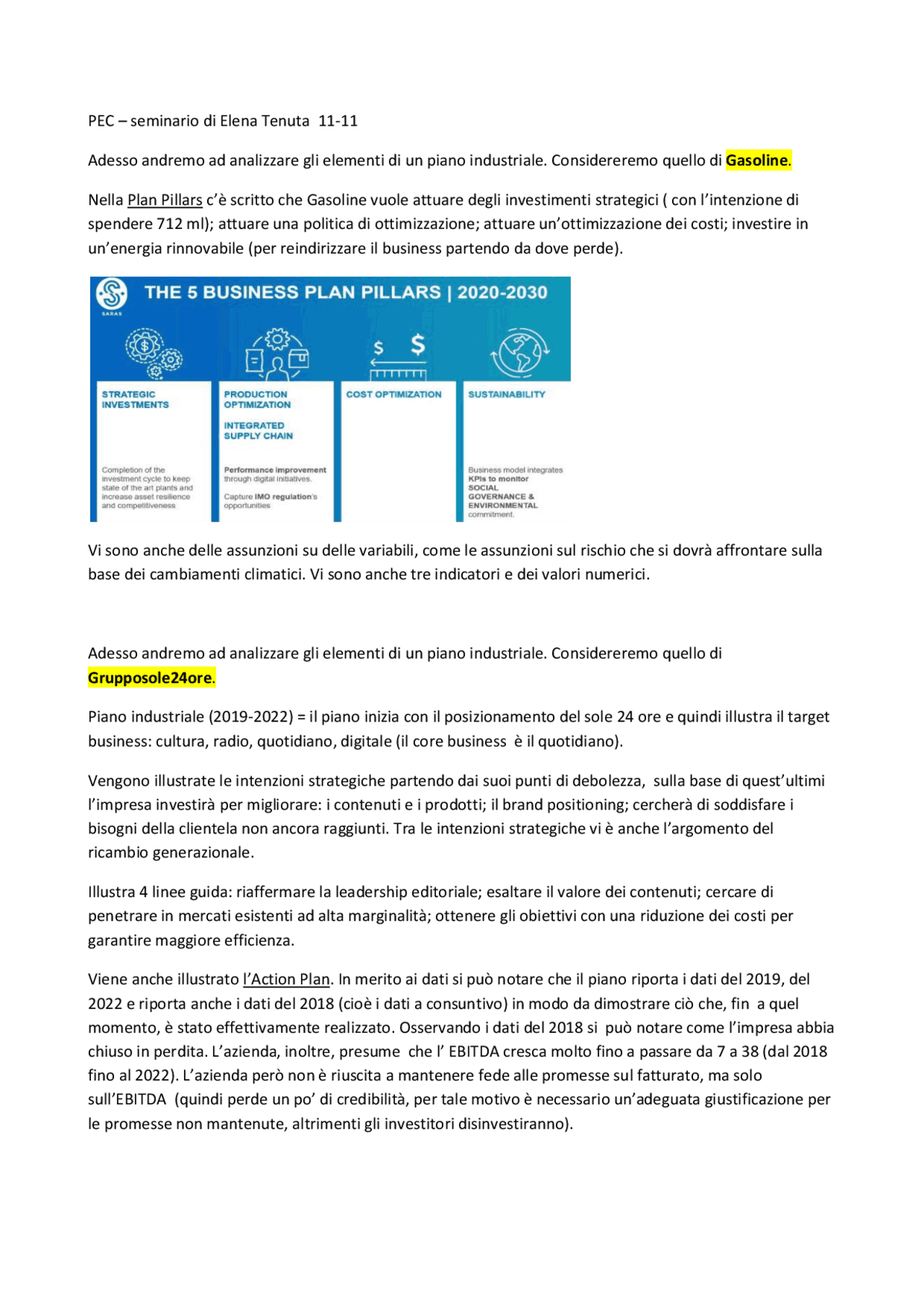 Programmazione E Controllo Docsity