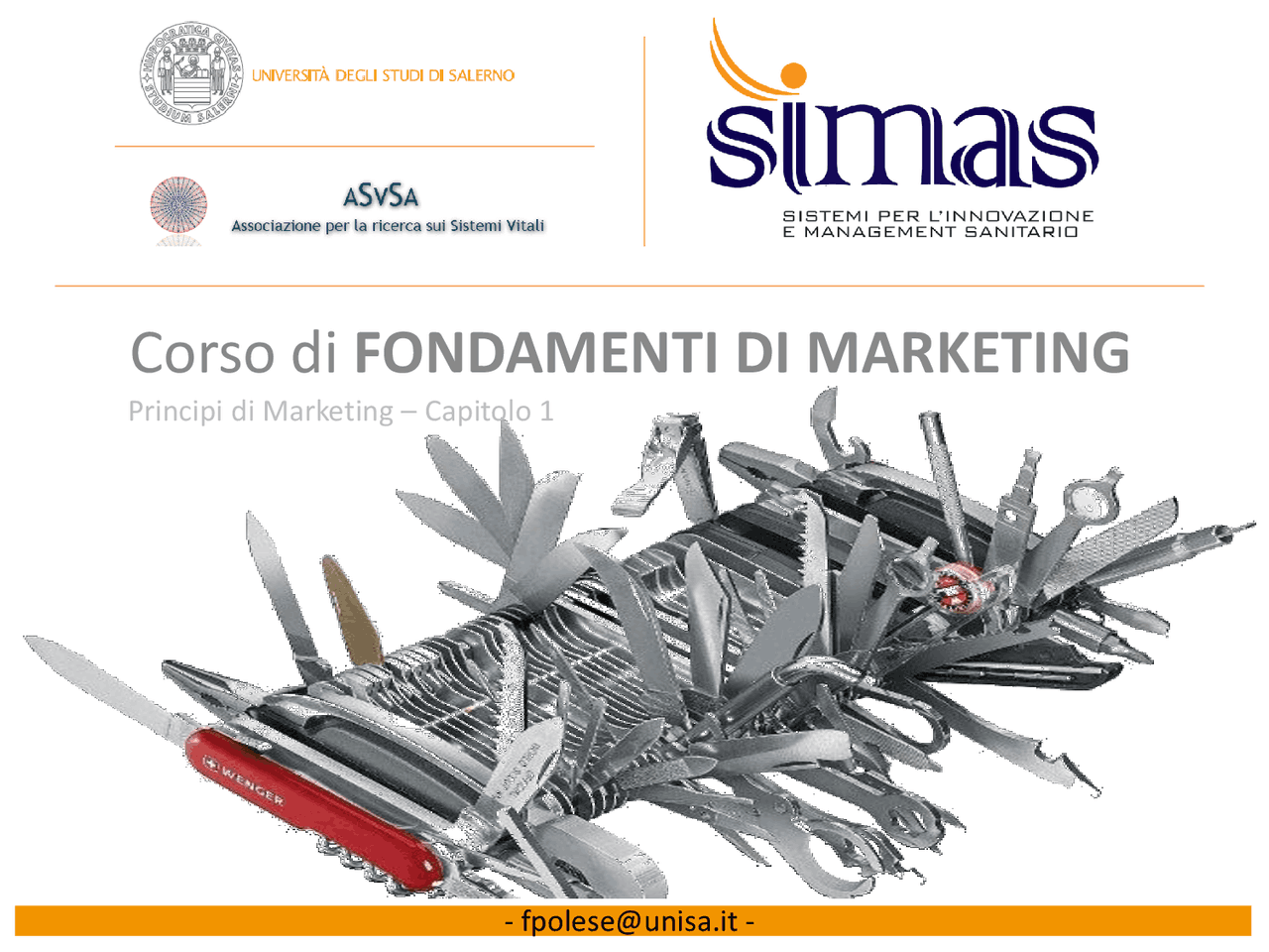 Slide Capitolo 1 Principi Di Marketing Docsity