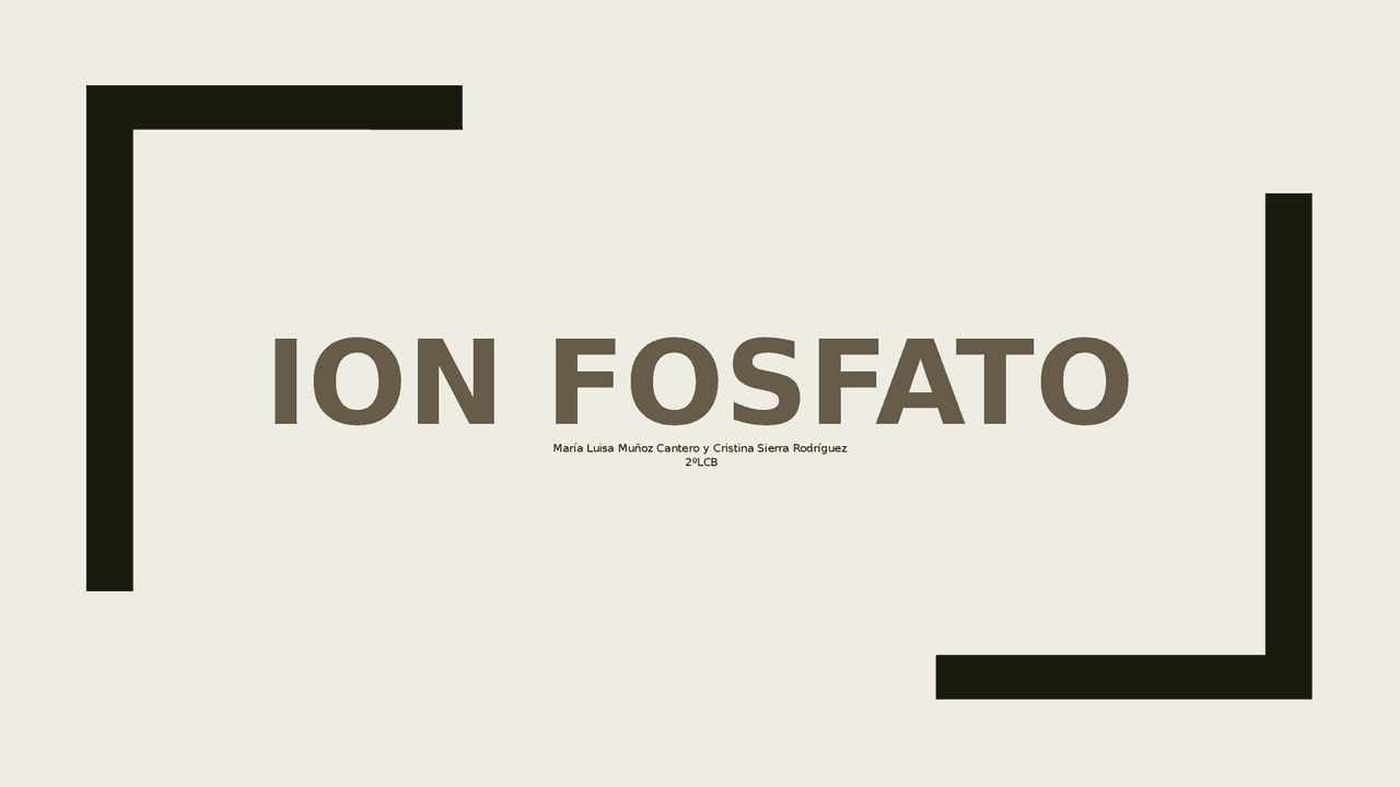Ion Fosfato