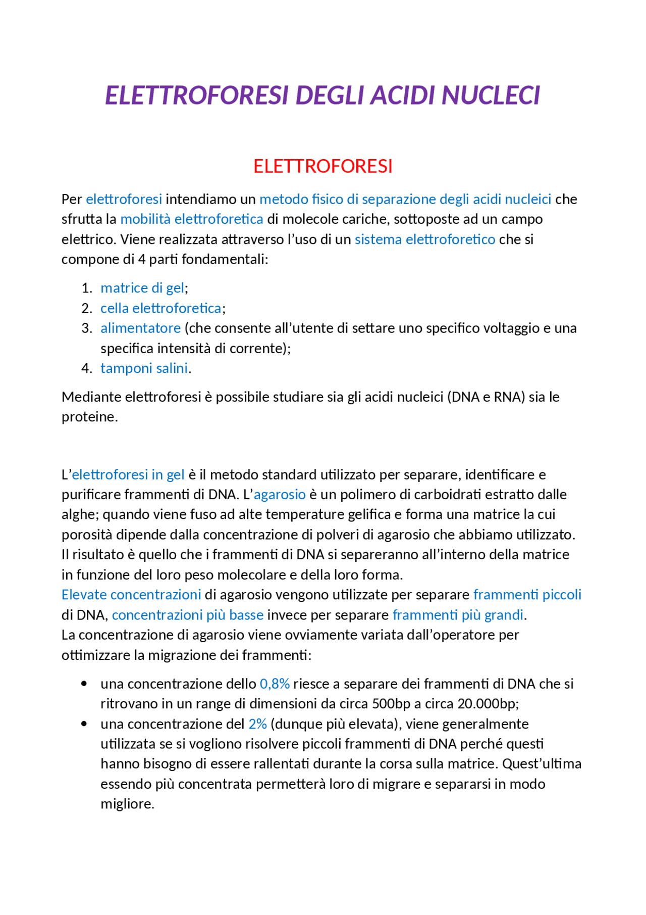 Estrazione Degli Acidi Nucleici Docsity