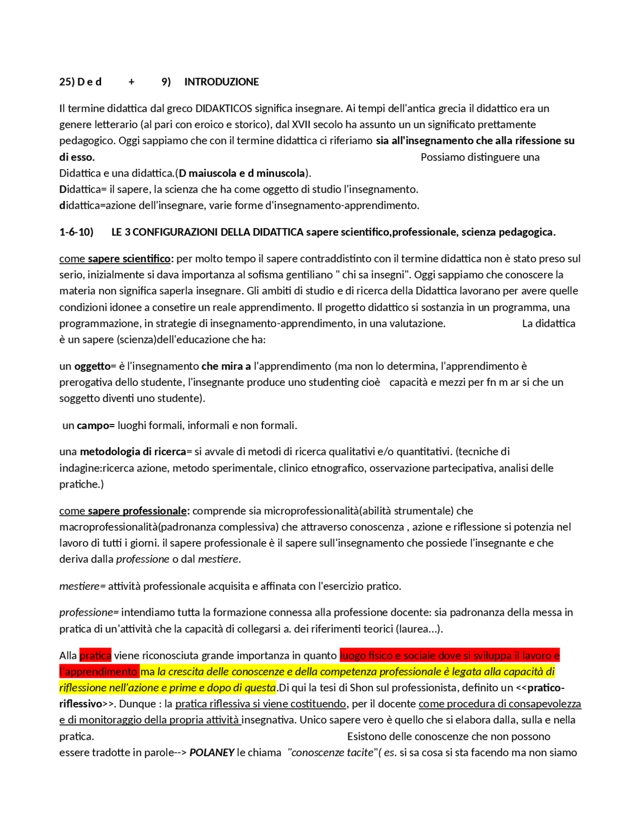 Manuale Di Didattica Docsity