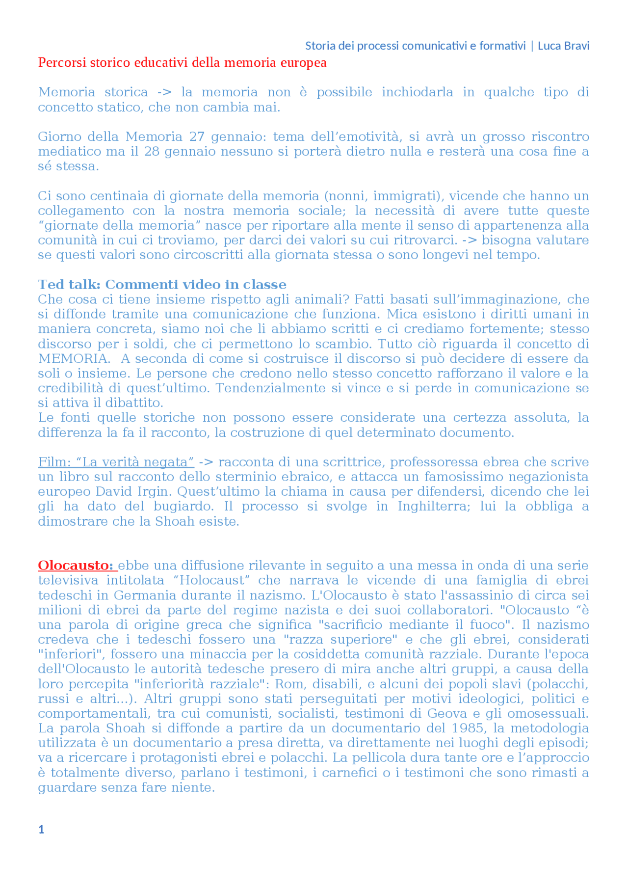 Esame Completo Storia Dei Processi Comunicativi E Formativi Docsity